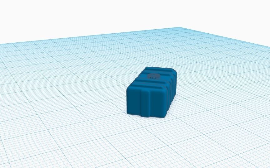 Blue water storage h0 scale 1-87 3D model 3D printable | CGTrader