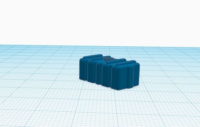 Blue water storage h0 scale 1-87 3D model 3D printable | CGTrader