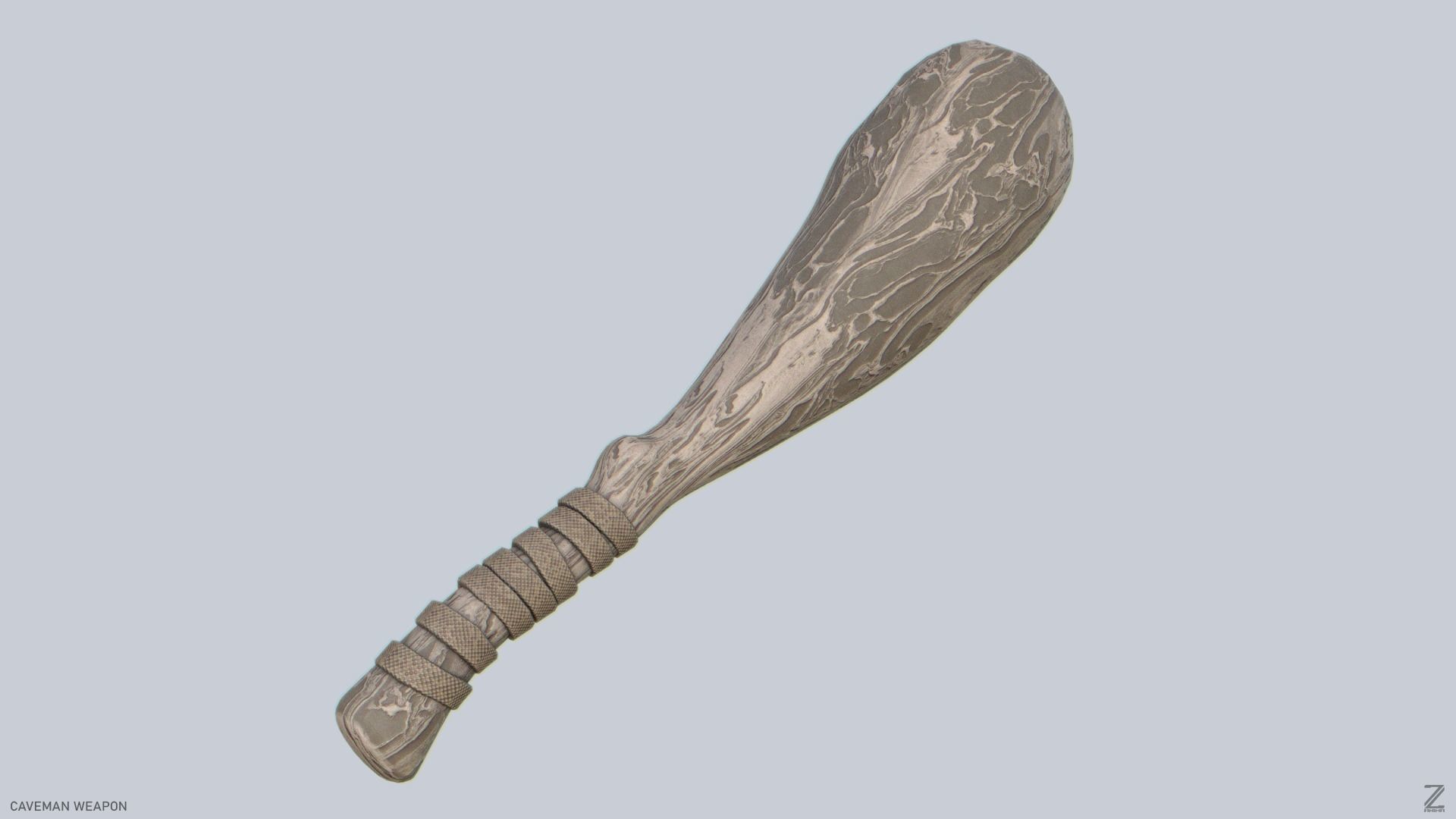3D model Caveman weapon VR / AR / low-poly | CGTrader