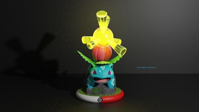 Clone Ivysaur pokemon 3D print model 3D model 3D printable | CGTrader