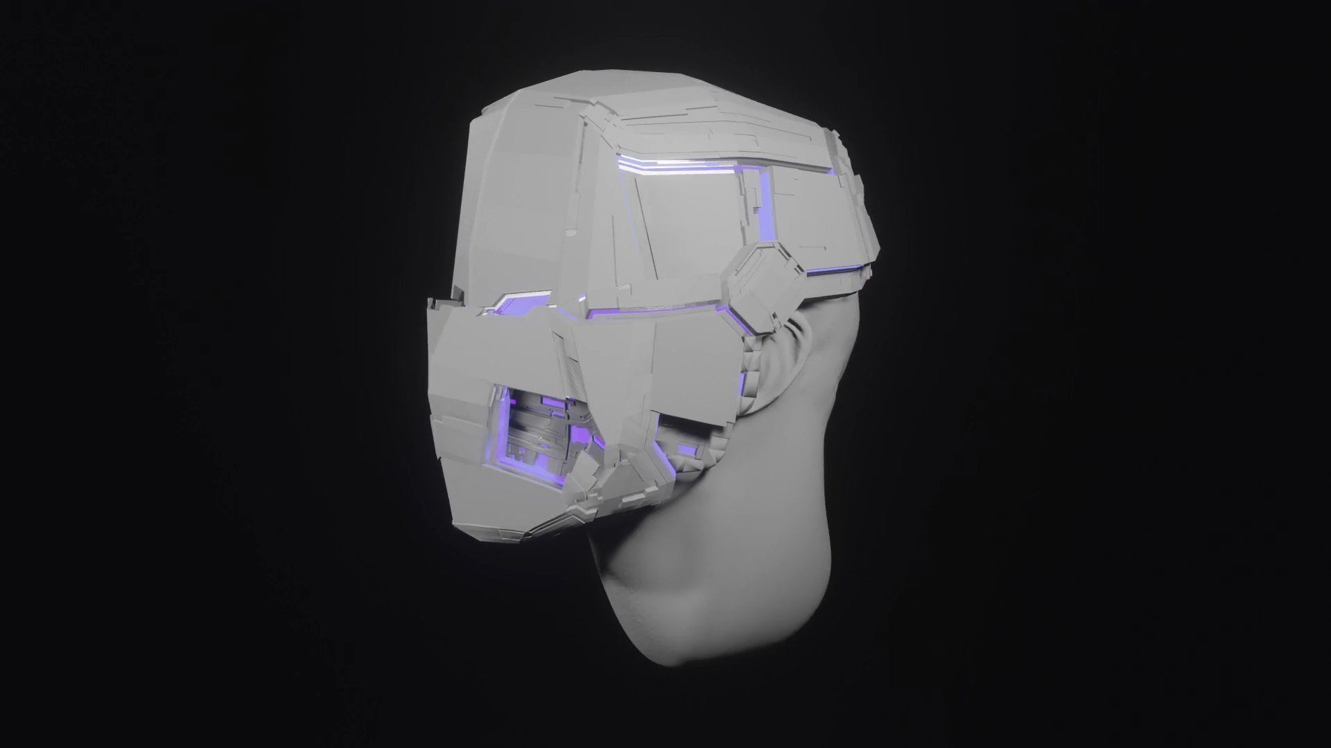 3D Model Nano-Tech Mask Sci-Fi Robot 3D model | CGTrader