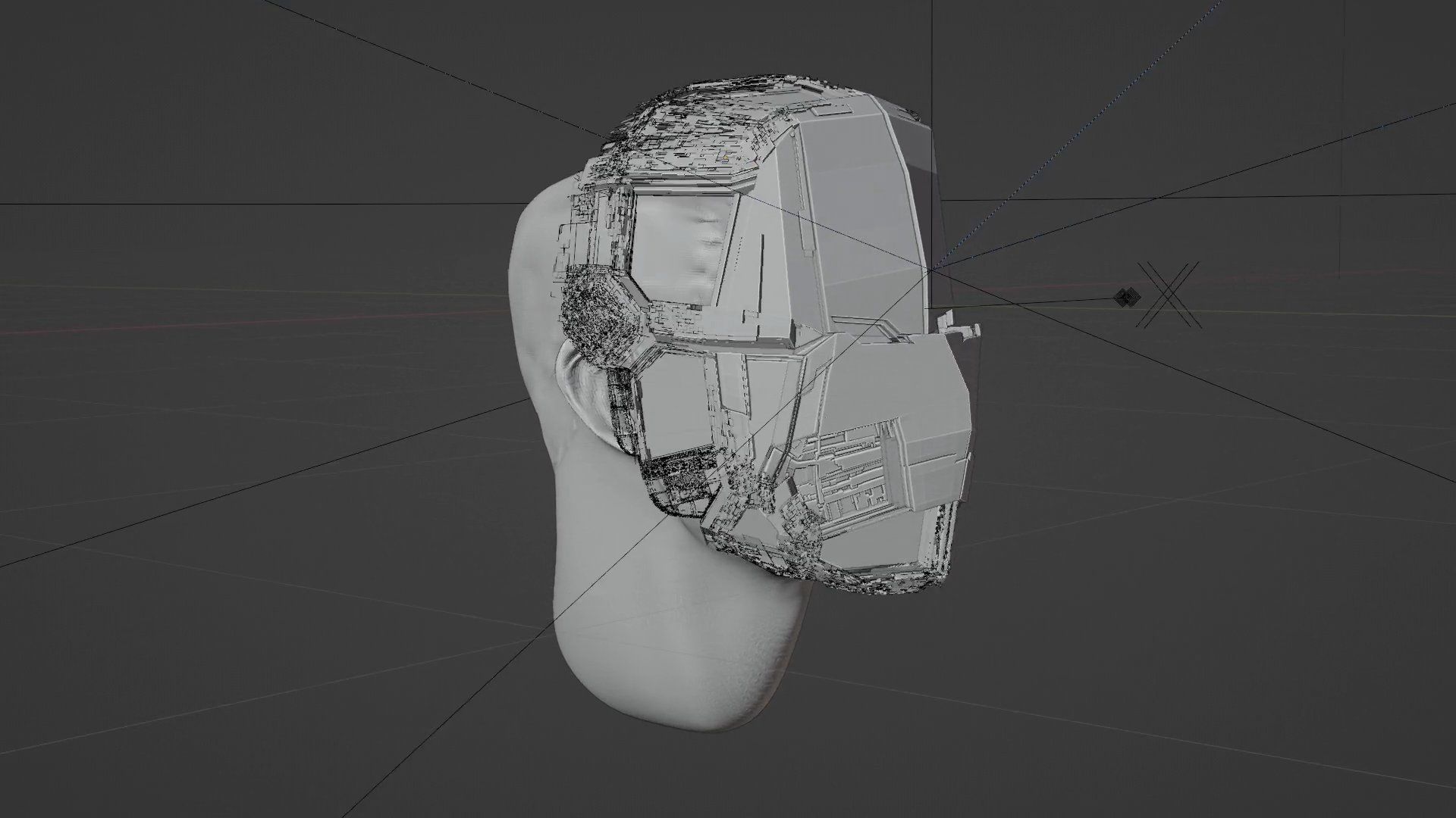 3D Model Nano-Tech Mask Sci-Fi Robot 3D model | CGTrader