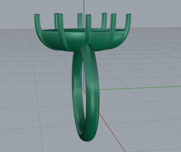 Ring marquise Model 4012 3D model 3D printable | CGTrader