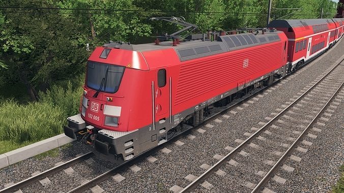 3D model Skoda Dosto Push-Pull Train VR / AR / low-poly | CGTrader