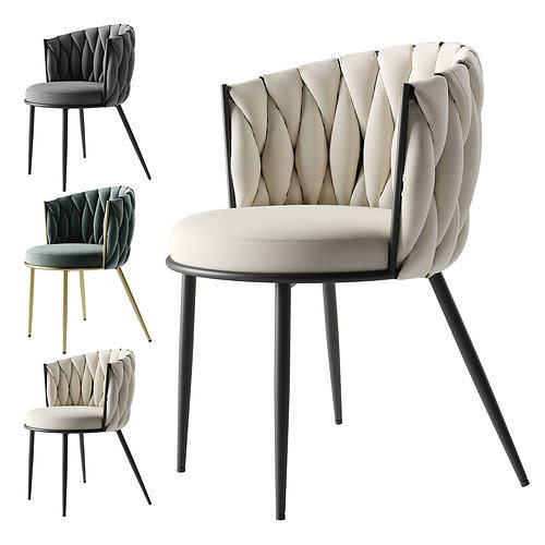 Halmar chair HK515 3D model | CGTrader