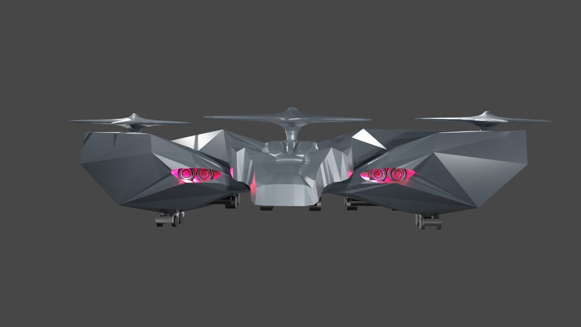 3D model 3D modern well-built fighter aircraft model VR / AR / low-poly ...