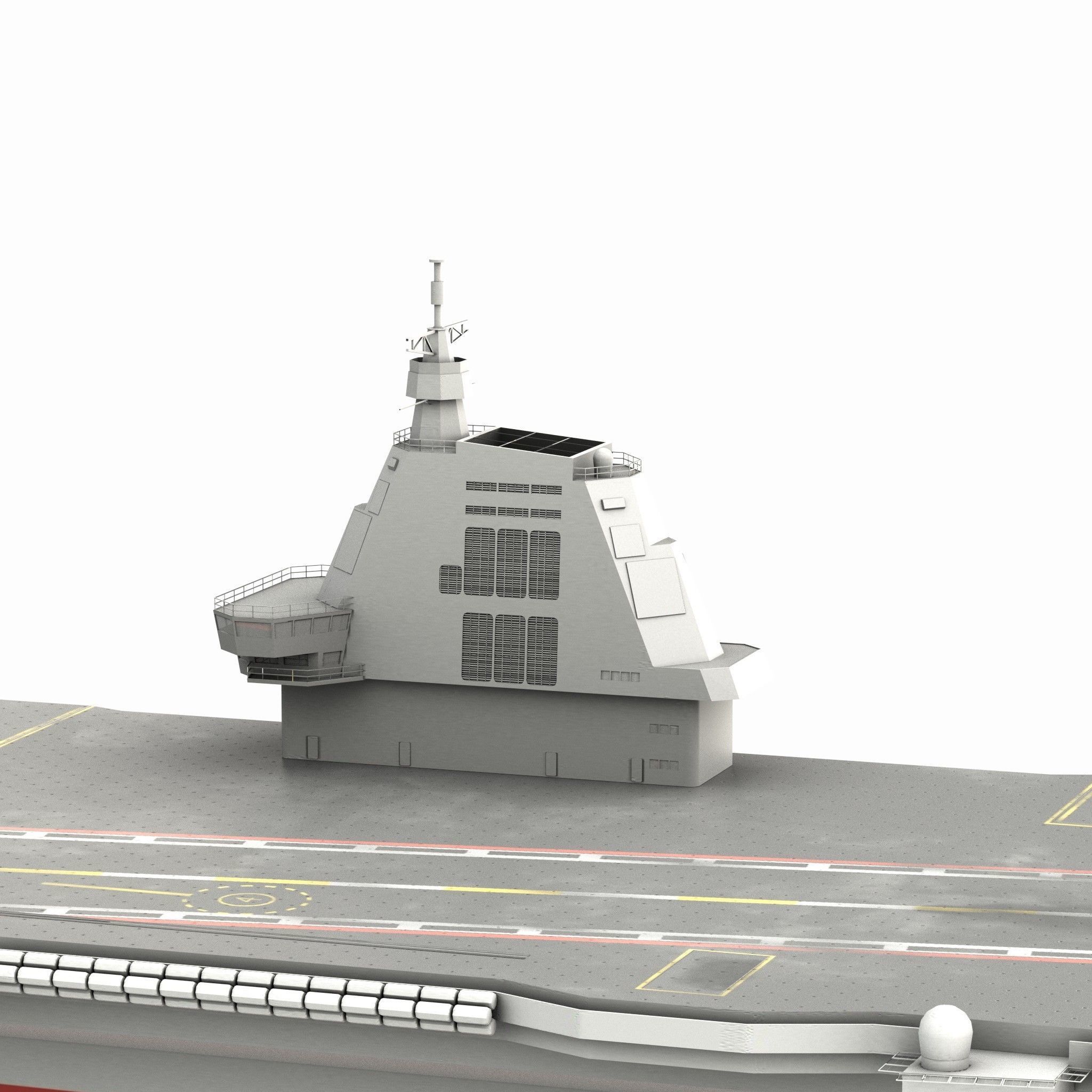 3D model Type 003 Fujian Aircraft Carrier VR / AR / low-poly | CGTrader