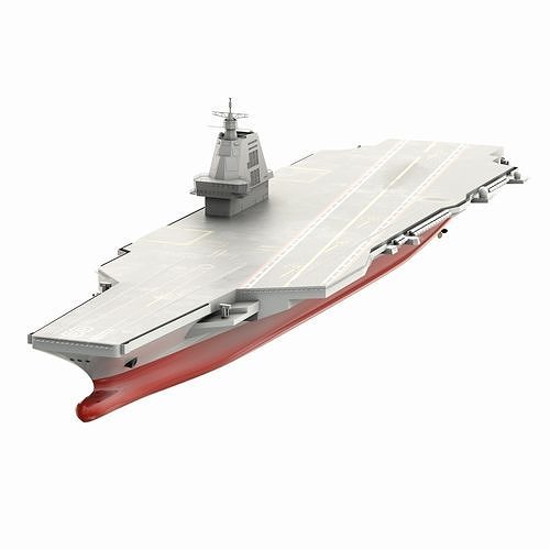 3D model Type 003 Fujian Aircraft Carrier VR / AR / low-poly | CGTrader