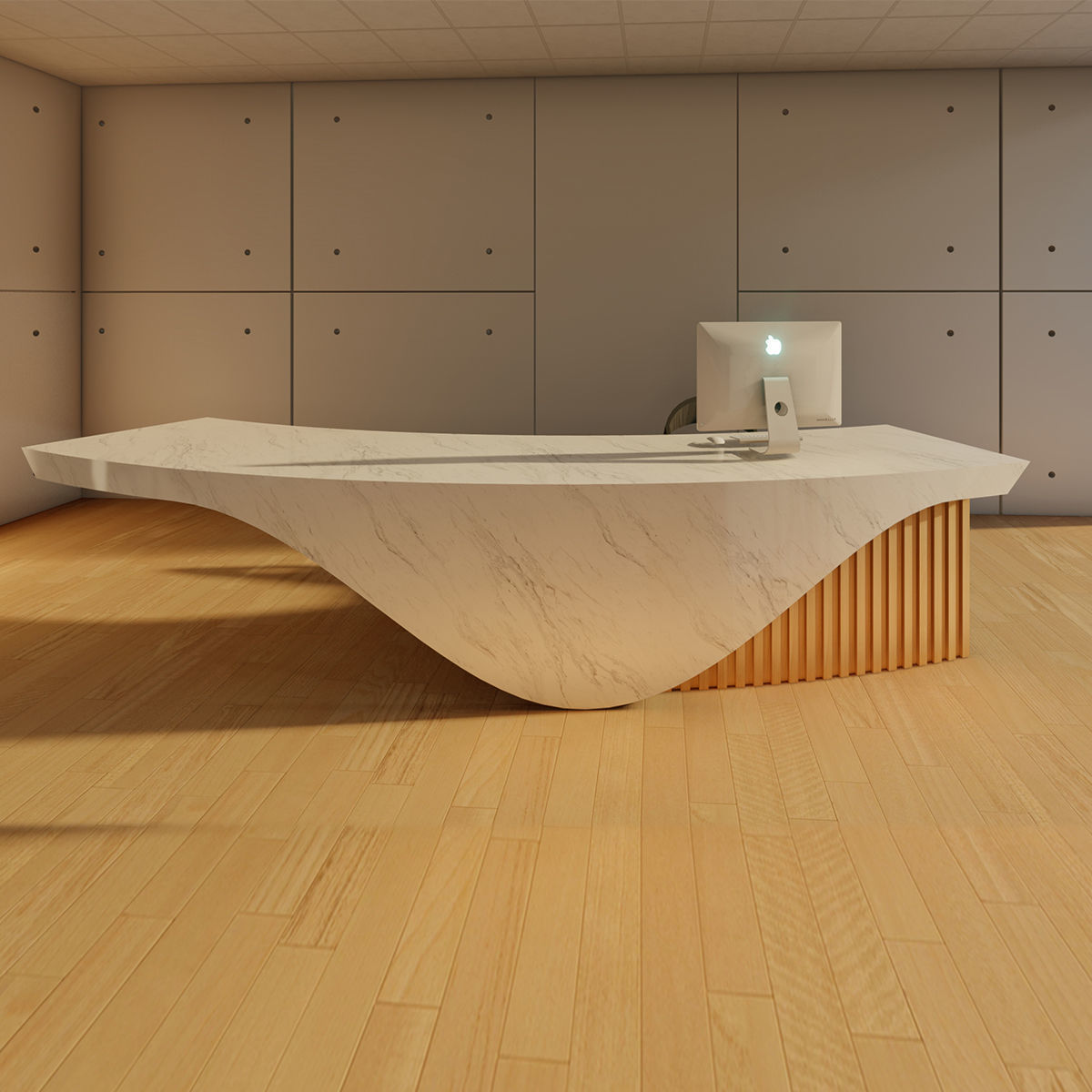 Reception desk 3D model | CGTrader