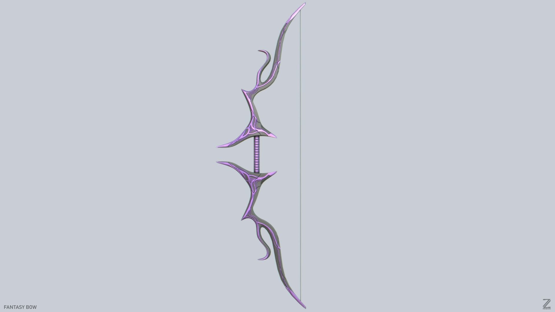 3D model Fantasy bow VR / AR / low-poly | CGTrader