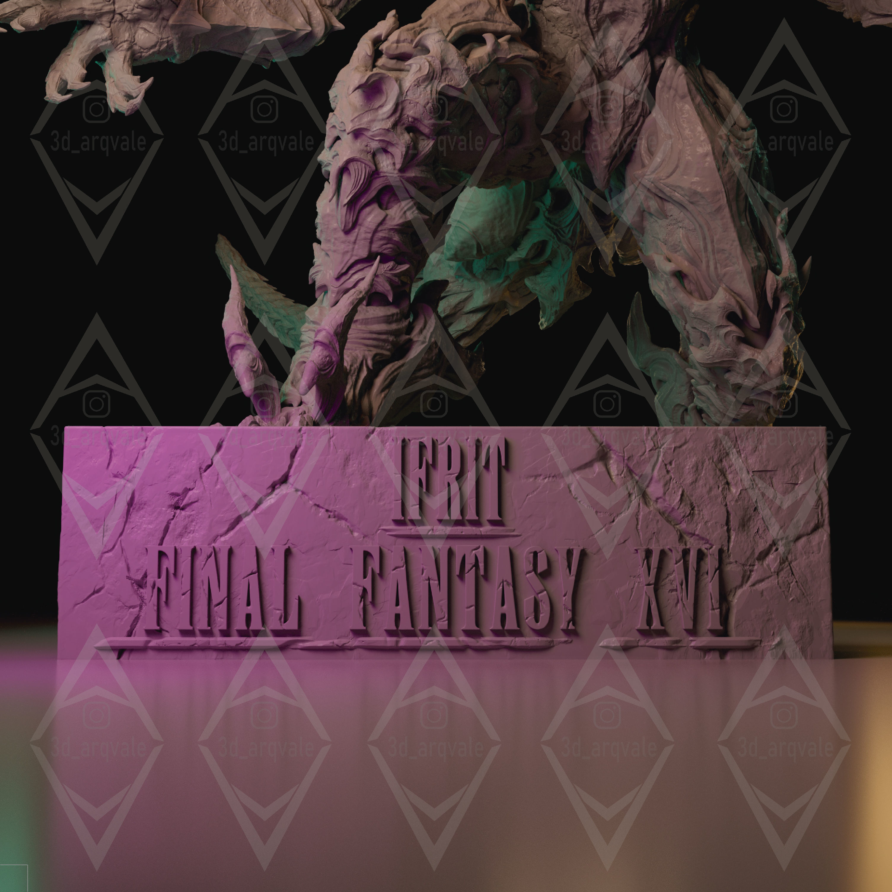 Ifrit - Final Fantasy XVI 3D model 3D printable | CGTrader