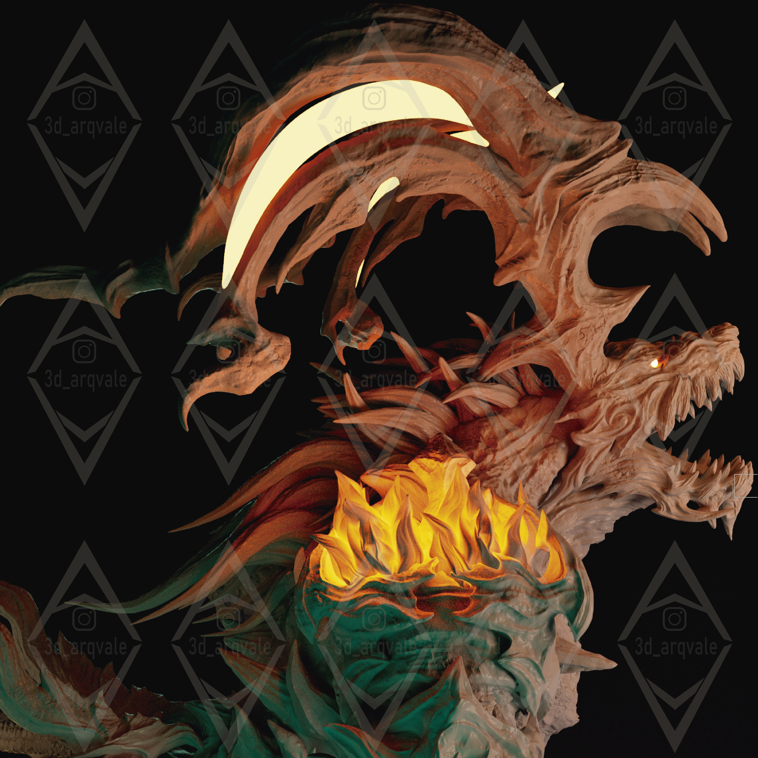 Ifrit - Final Fantasy XVI 3D model 3D printable | CGTrader