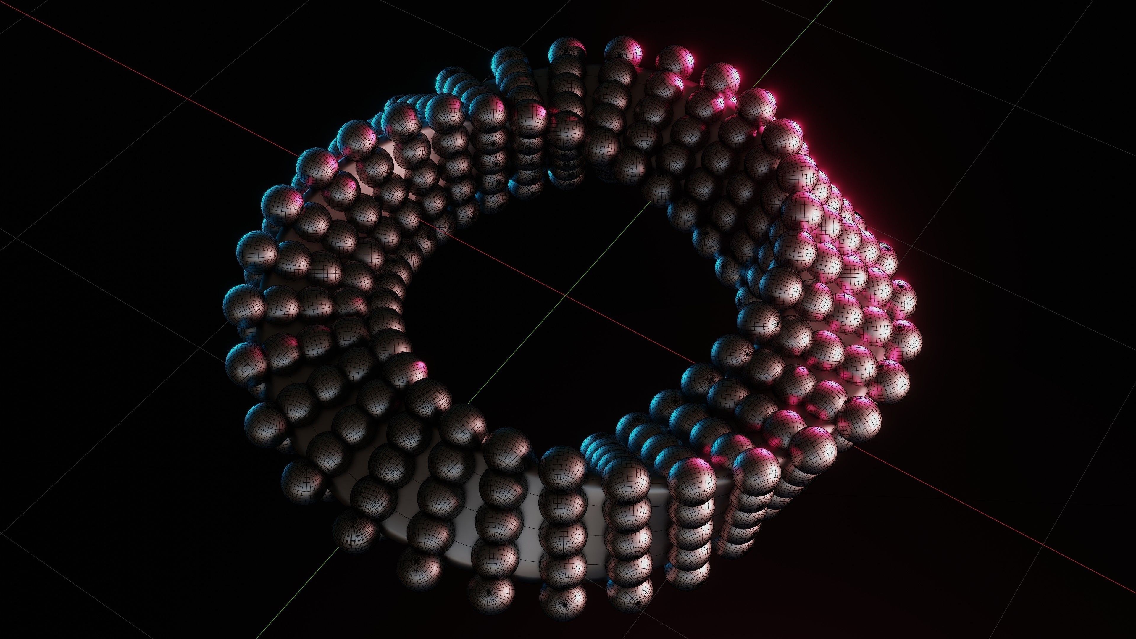 Abstract animation of objects Hypnotically looping 3D model animated | CGTrader