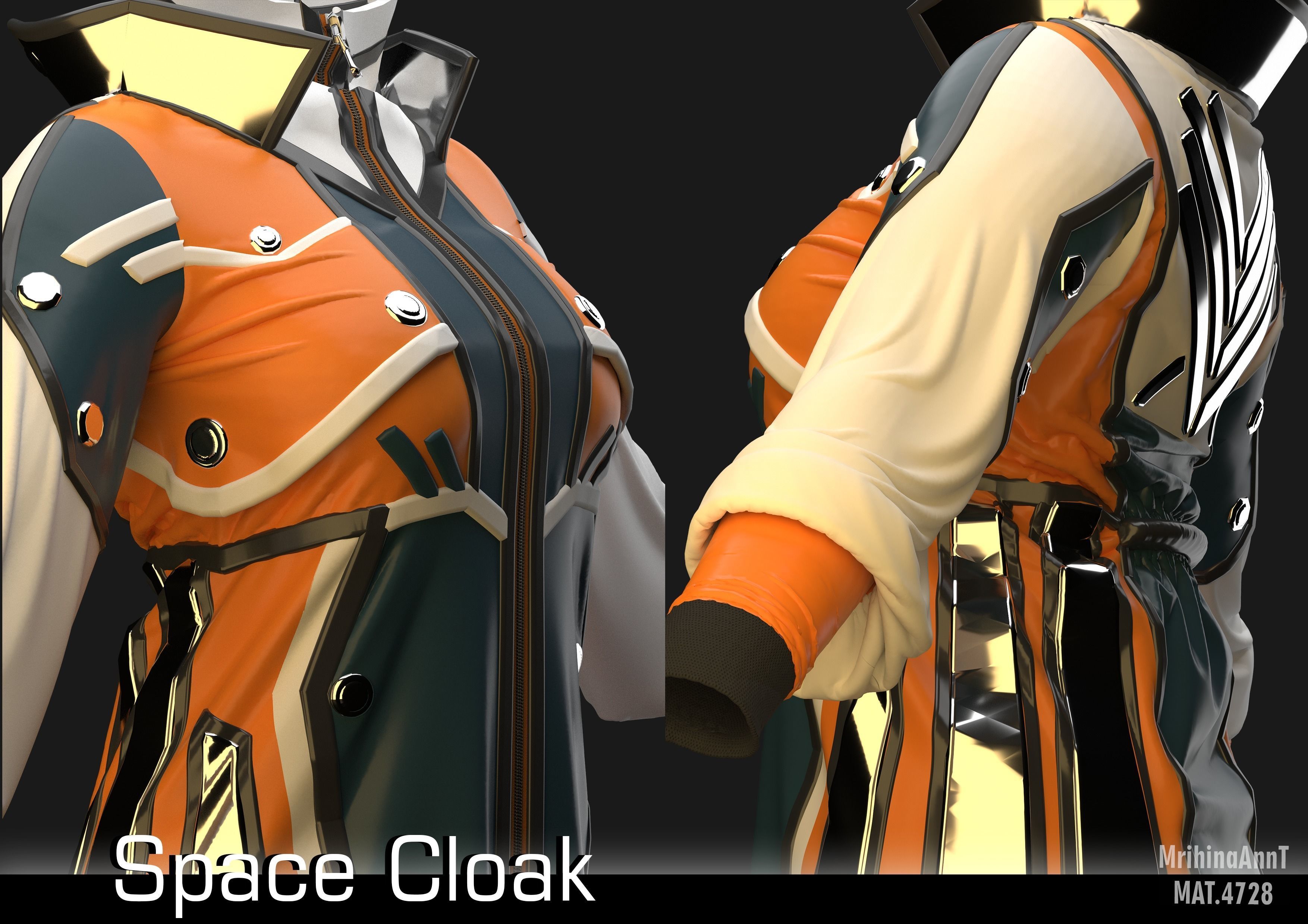 Space cloak 3D model | CGTrader