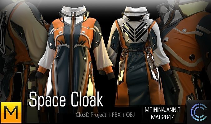 Space cloak 3D model | CGTrader