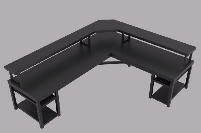 Gaming Desk Model 3D model | CGTrader