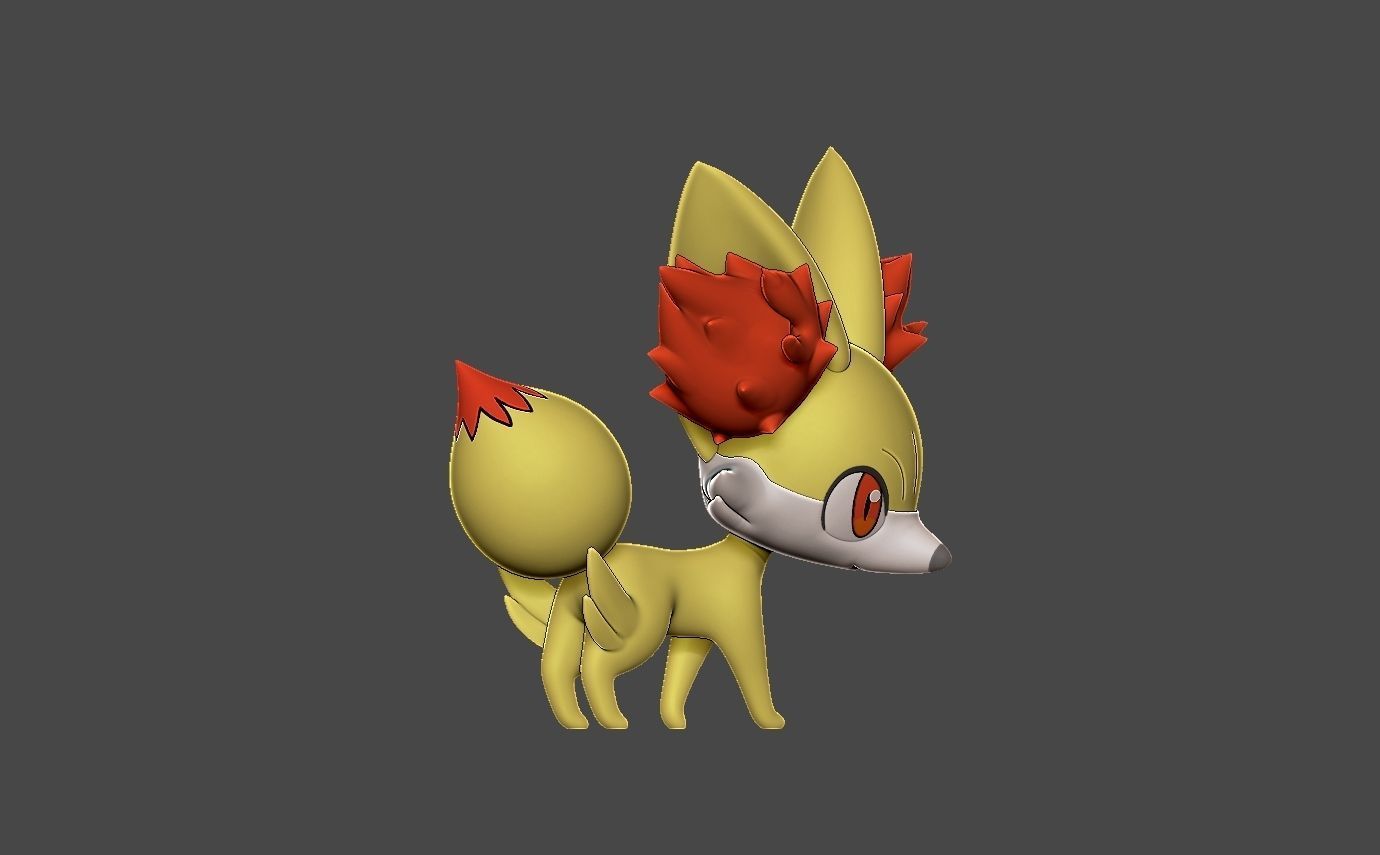 POKEMON FENNEKIN 3D model 3D printable | CGTrader