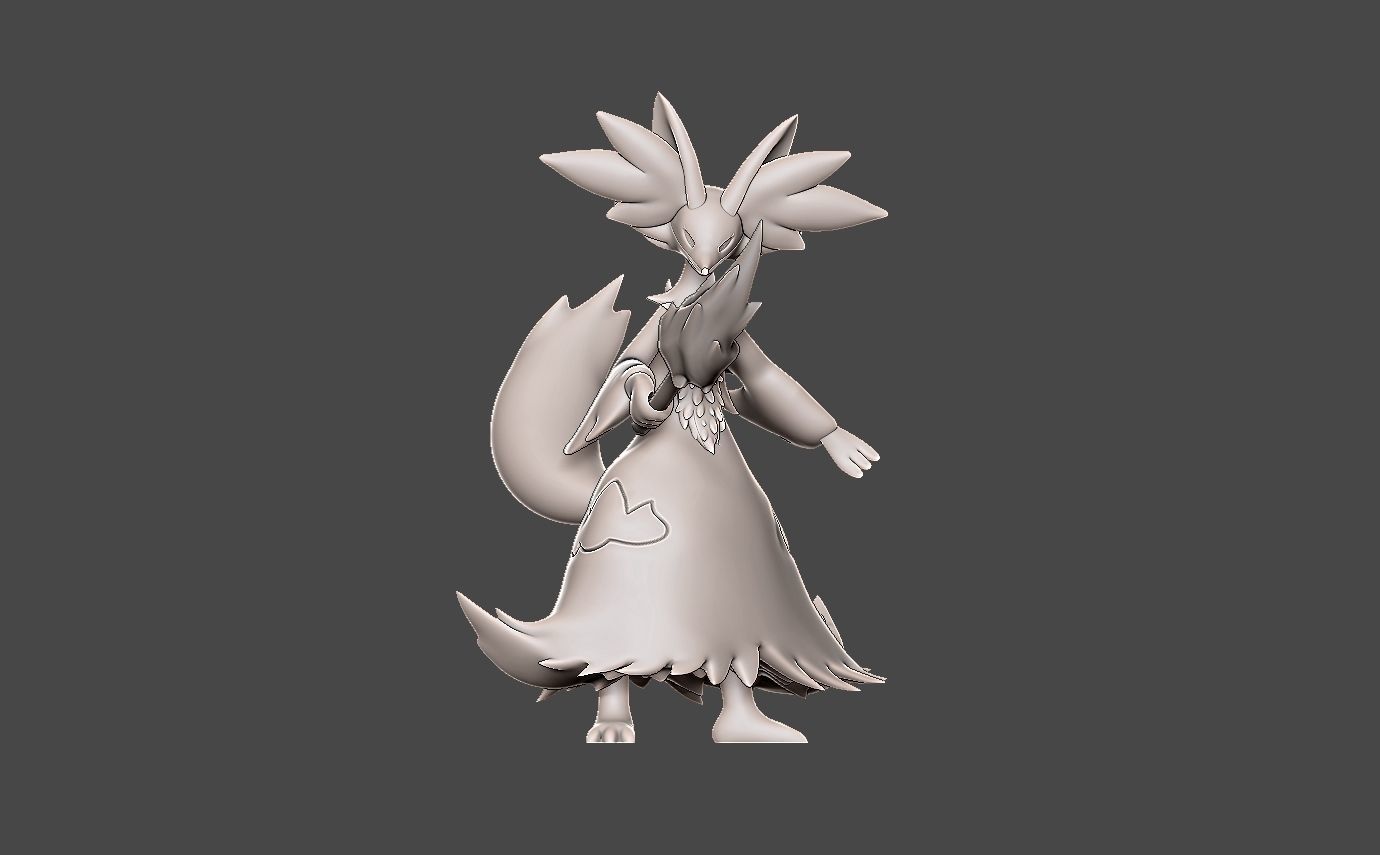 POKEMON FENNEKIN EVOLUTION PACK 3D model 3D printable | CGTrader