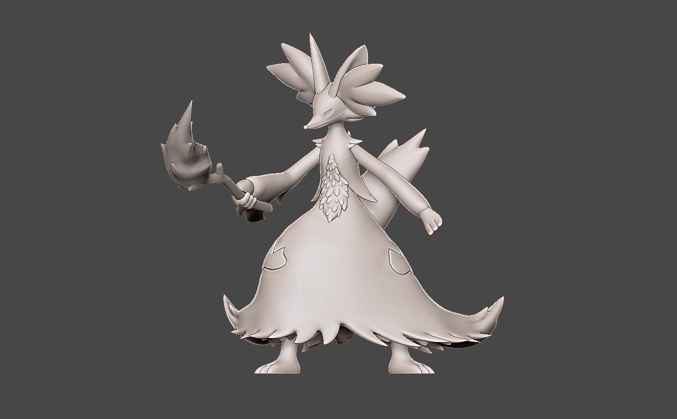 POKEMON FENNEKIN EVOLUTION PACK 3D model 3D printable | CGTrader