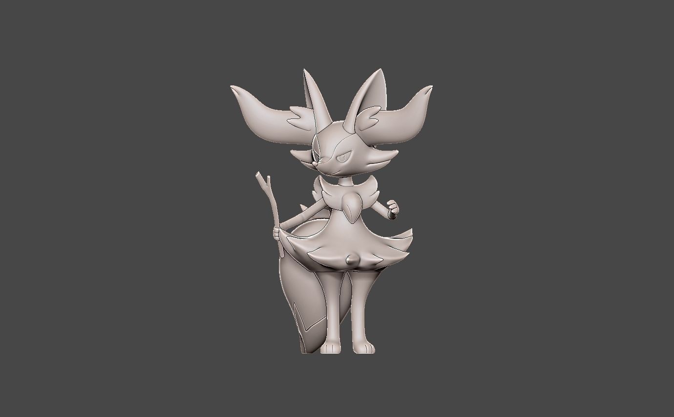 POKEMON FENNEKIN EVOLUTION PACK 3D model 3D printable | CGTrader