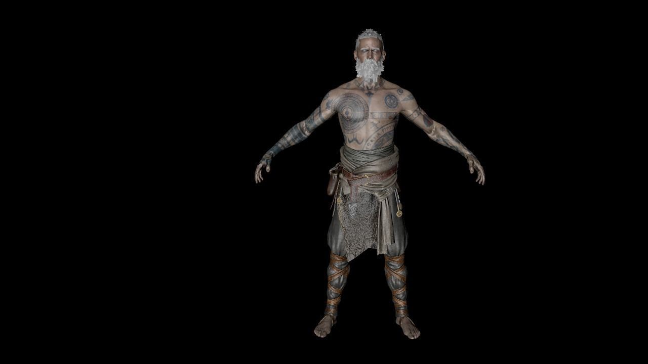 Baldur God Of War 3D Model 3D model | CGTrader