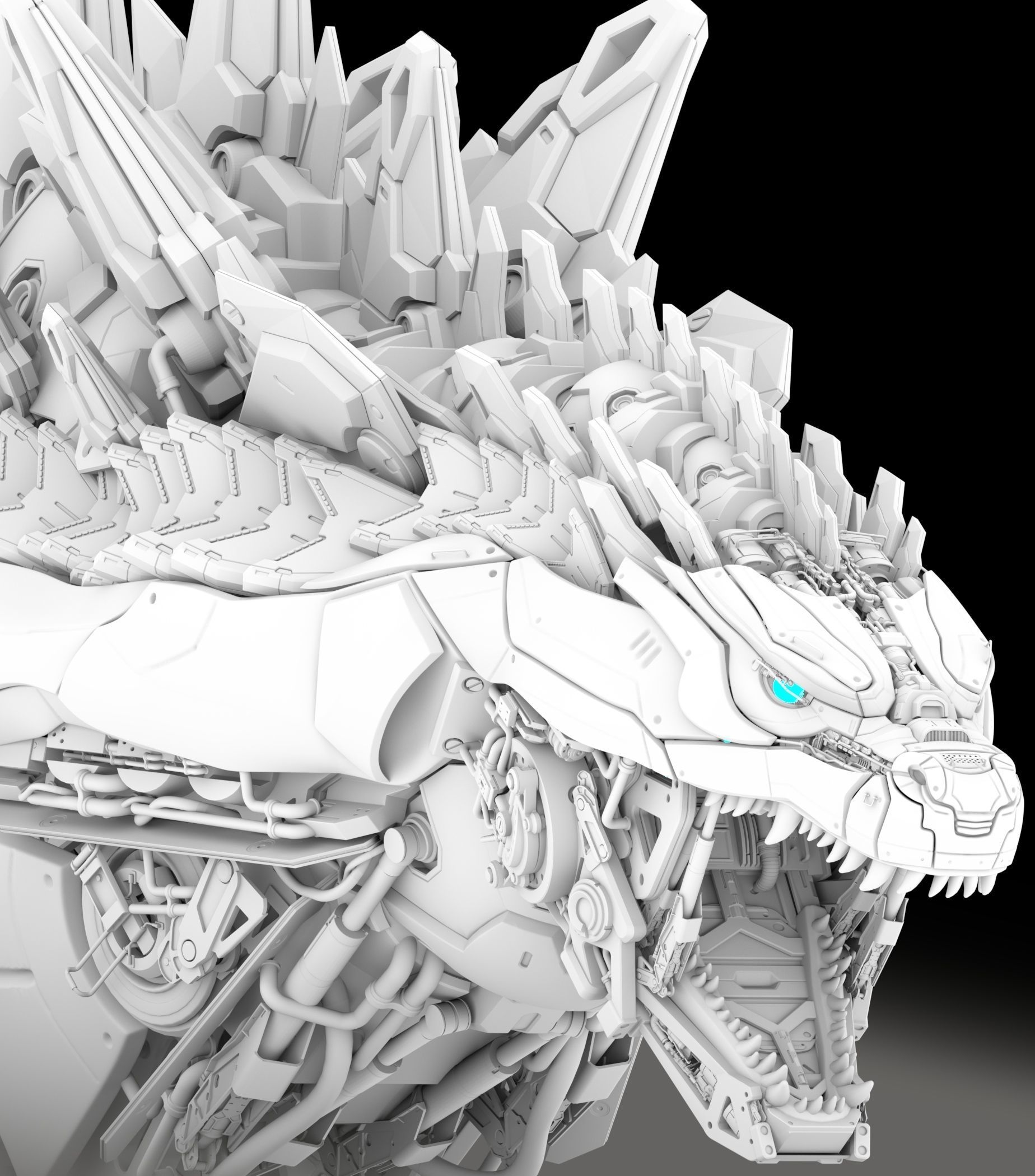 MechaGodzilla 3D 3D model | CGTrader