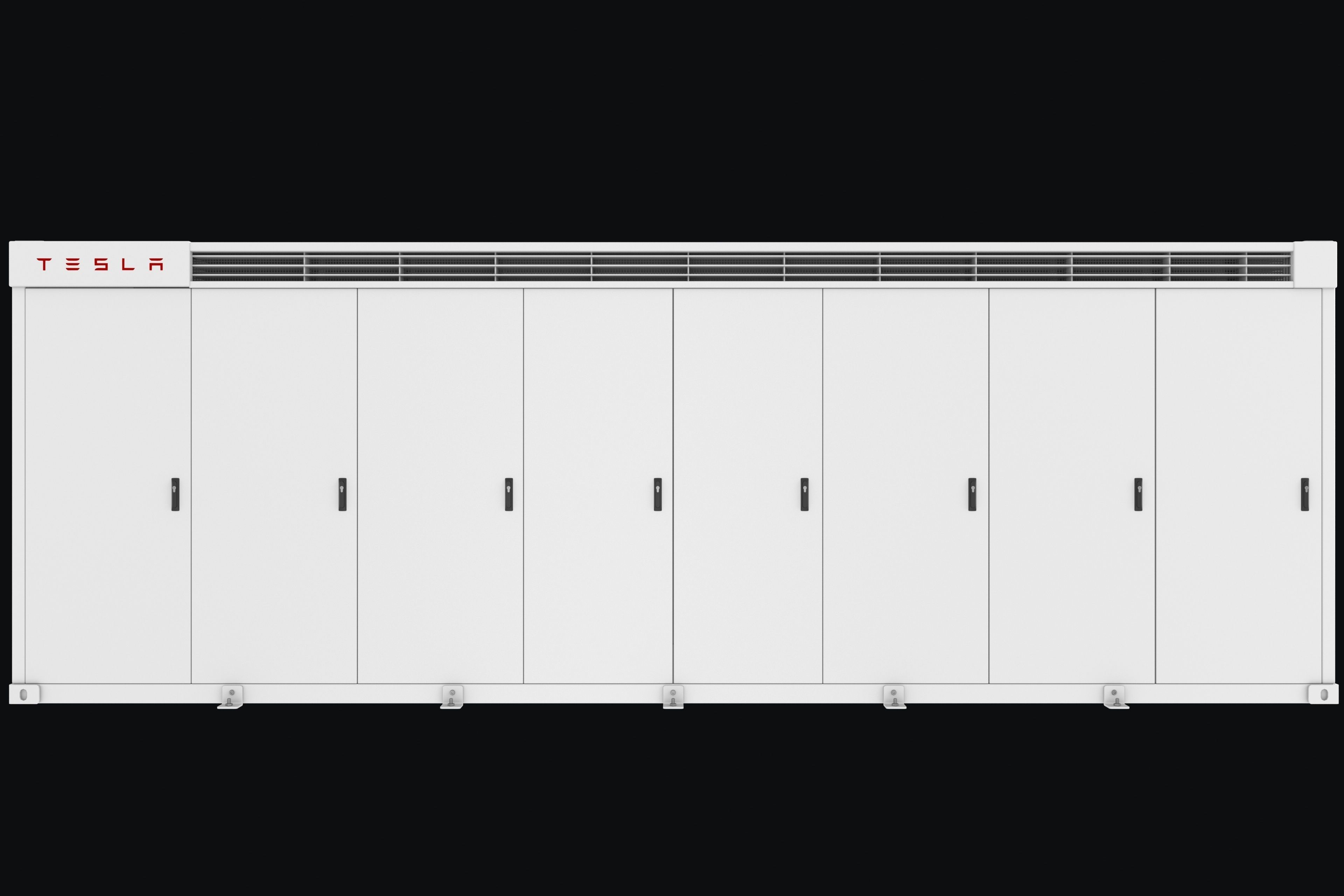 Energy Storage System Tesla Megapack 3D model | CGTrader