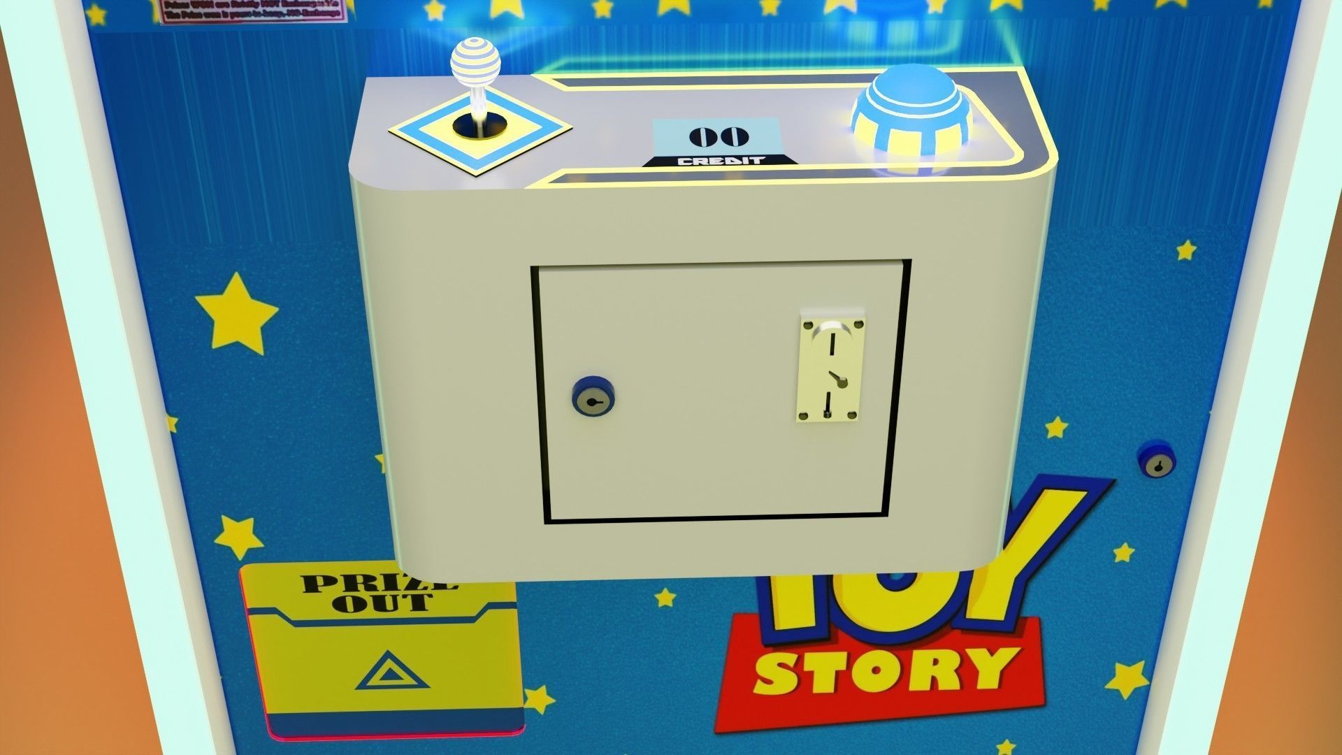 3D model Toy Story Claw Machine VR / AR / low-poly | CGTrader