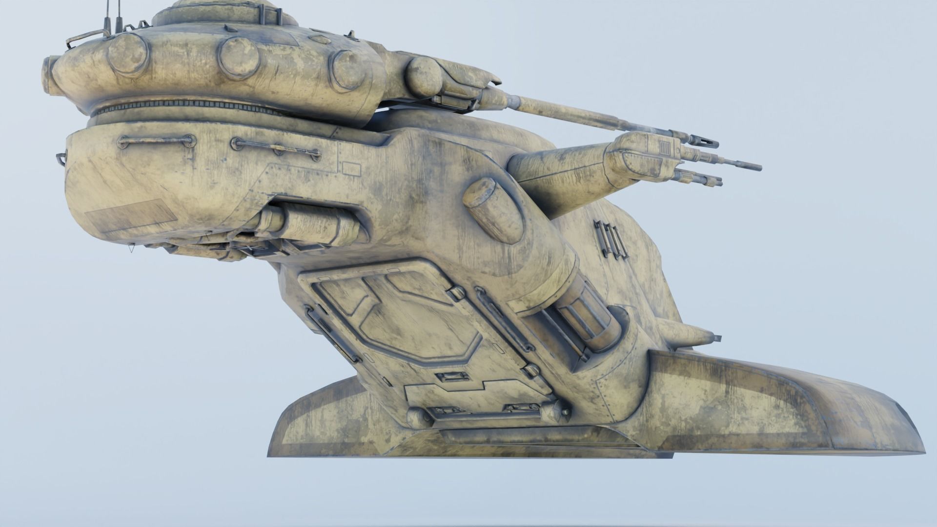 3D model Star Wars AAT VR / AR / low-poly | CGTrader