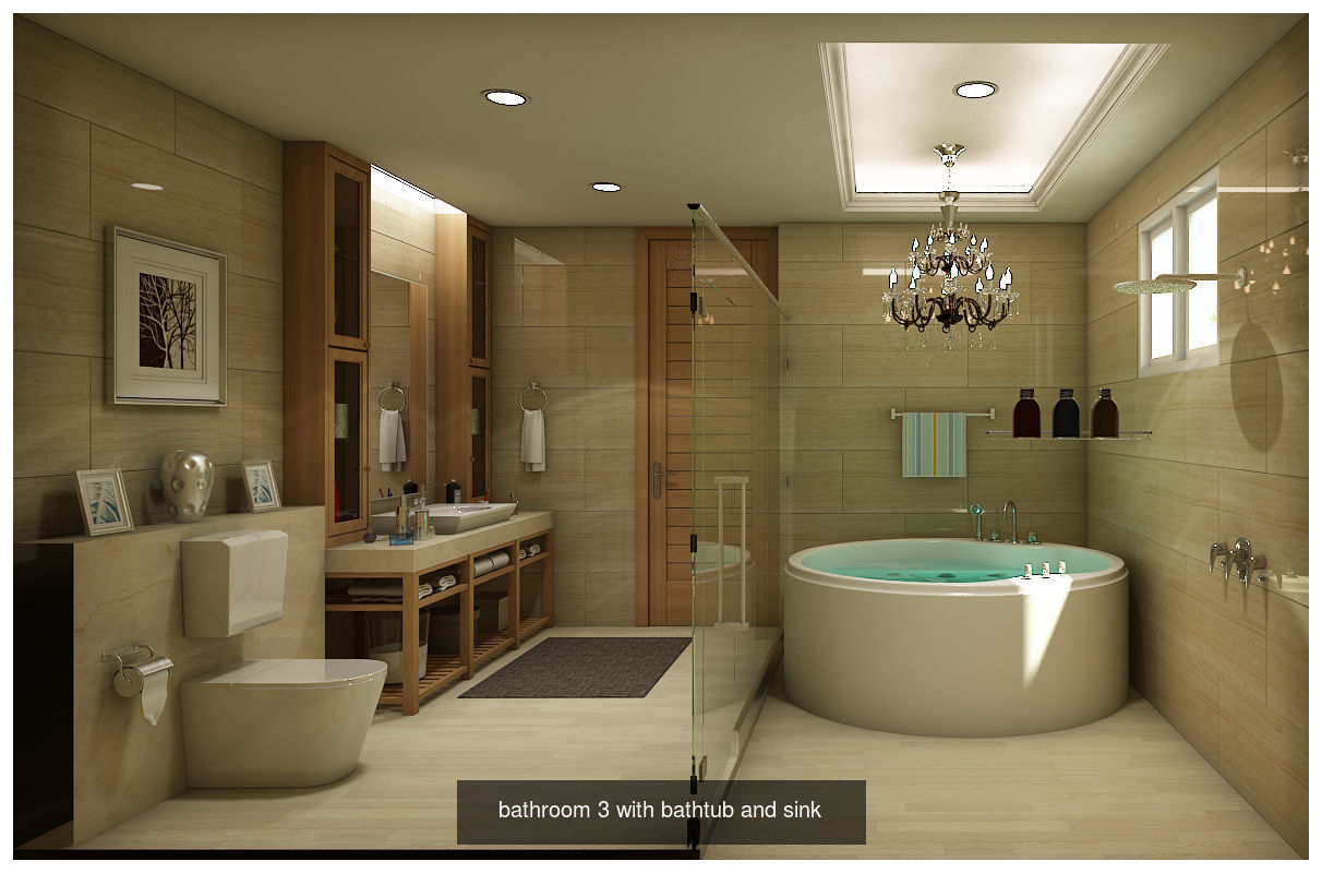 Group bathroom 01 3D Model Collection | CGTrader