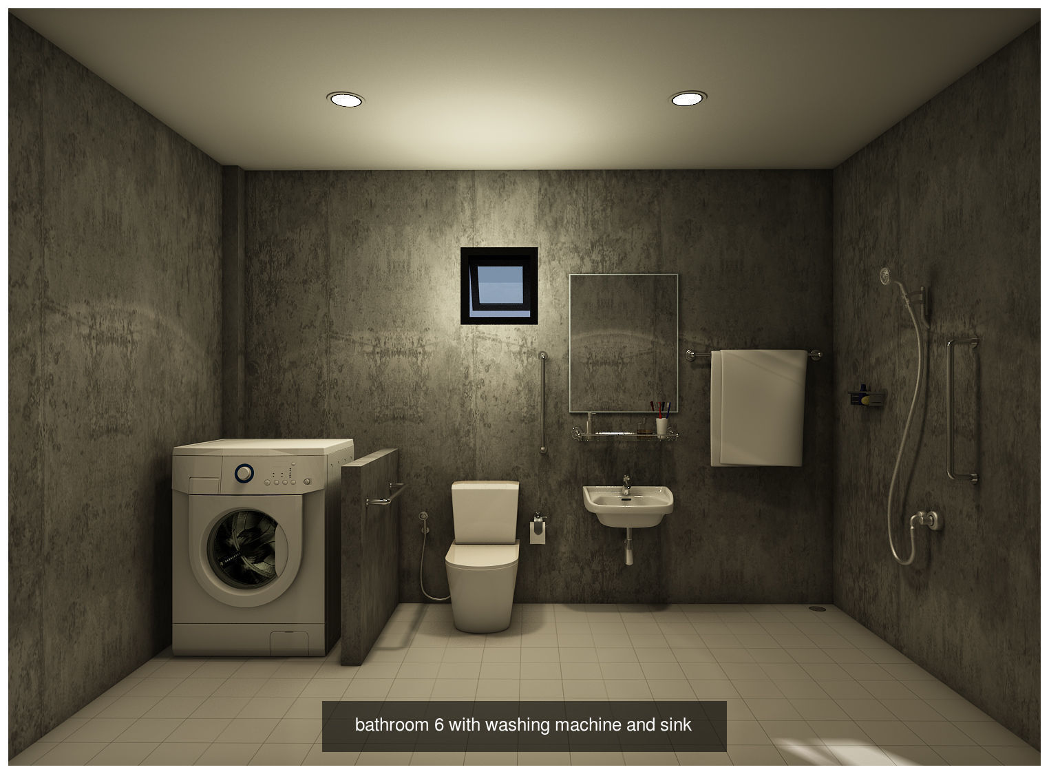 Group bathroom 01 3D Model Collection | CGTrader