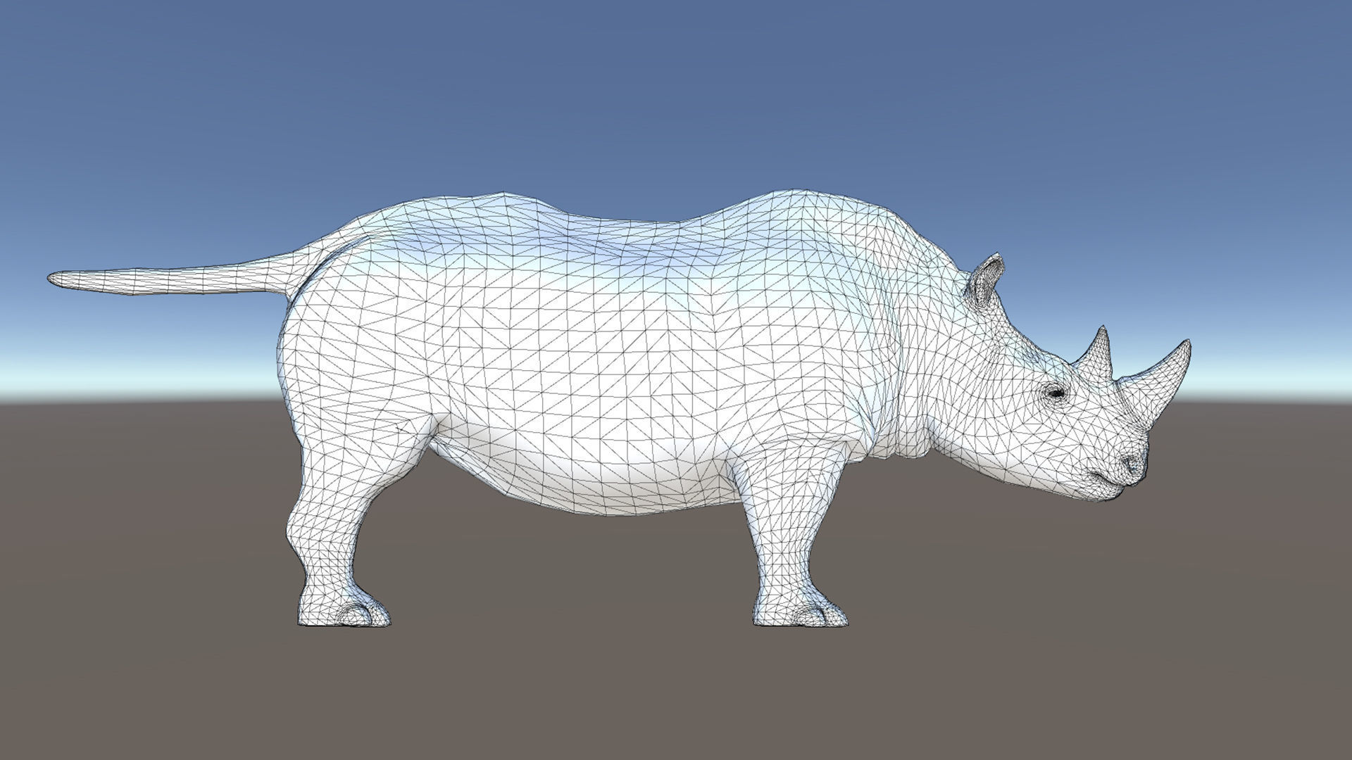 3D model Rhino VR / AR / low-poly | CGTrader