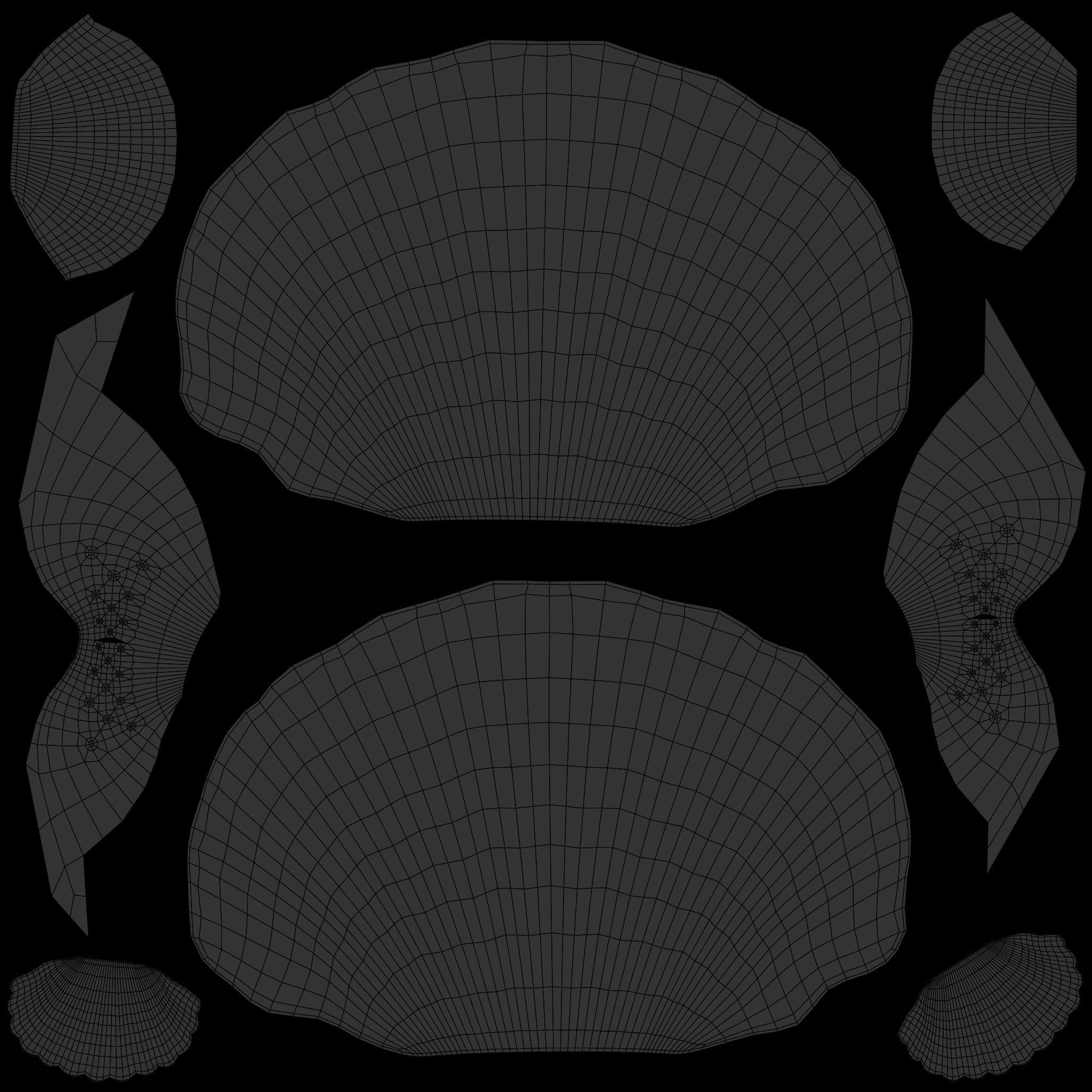 3D model seashell monster VR / AR / low-poly | CGTrader