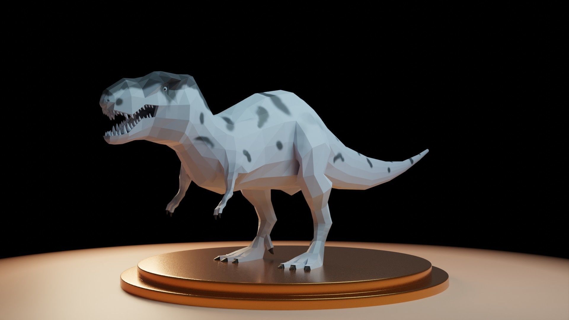 3D model Tyrannosaurus Rex - Low Poly T-Rex VR / AR / low-poly | CGTrader