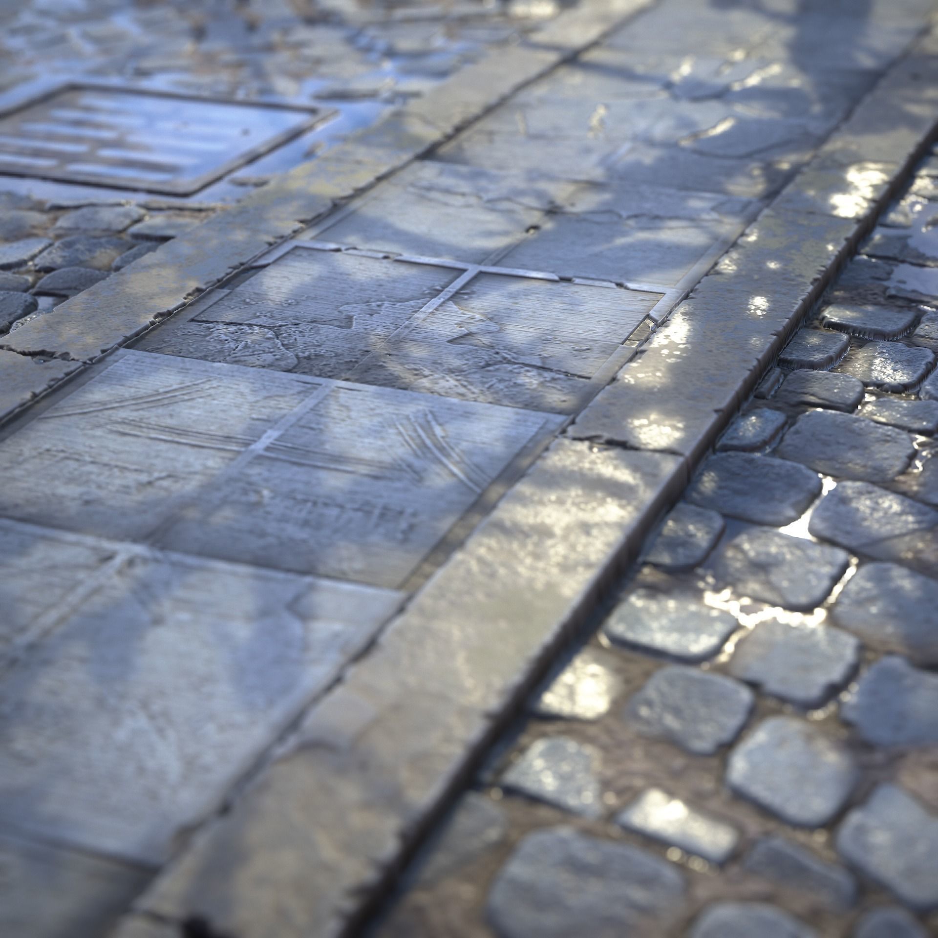 Side Walk Texture | CGTrader