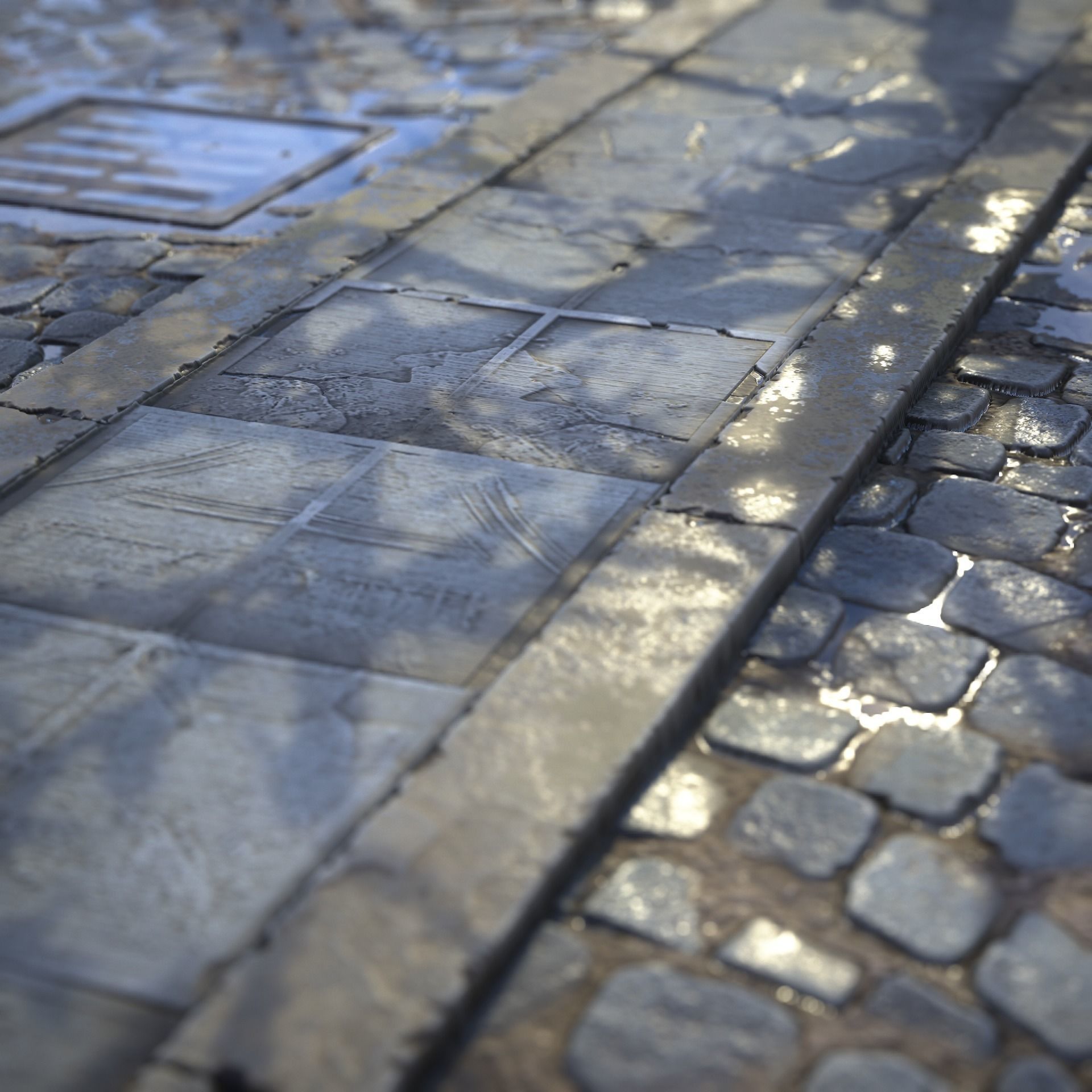 Side Walk Texture | CGTrader