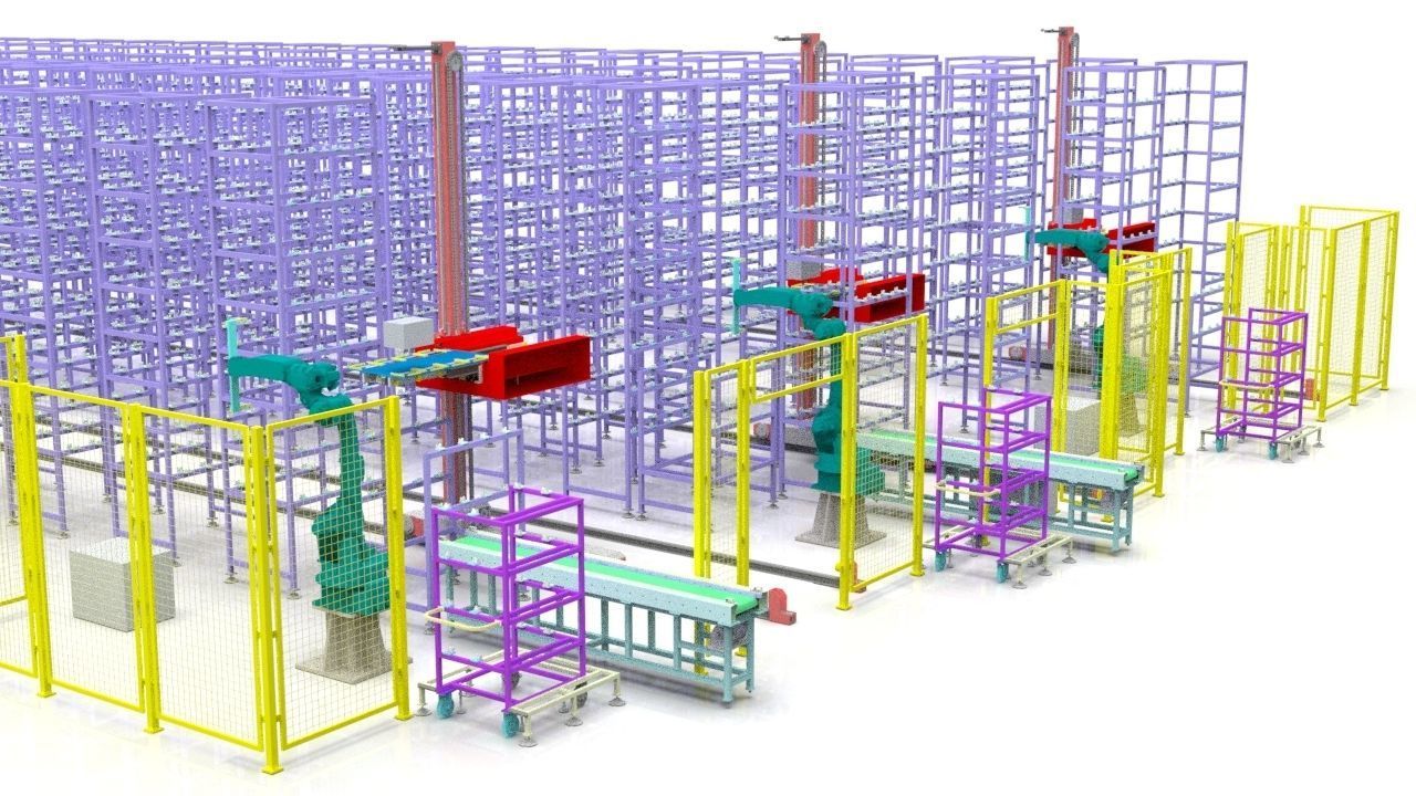 3D Model Designs for Warehouse Automation Systems 3D model | CGTrader
