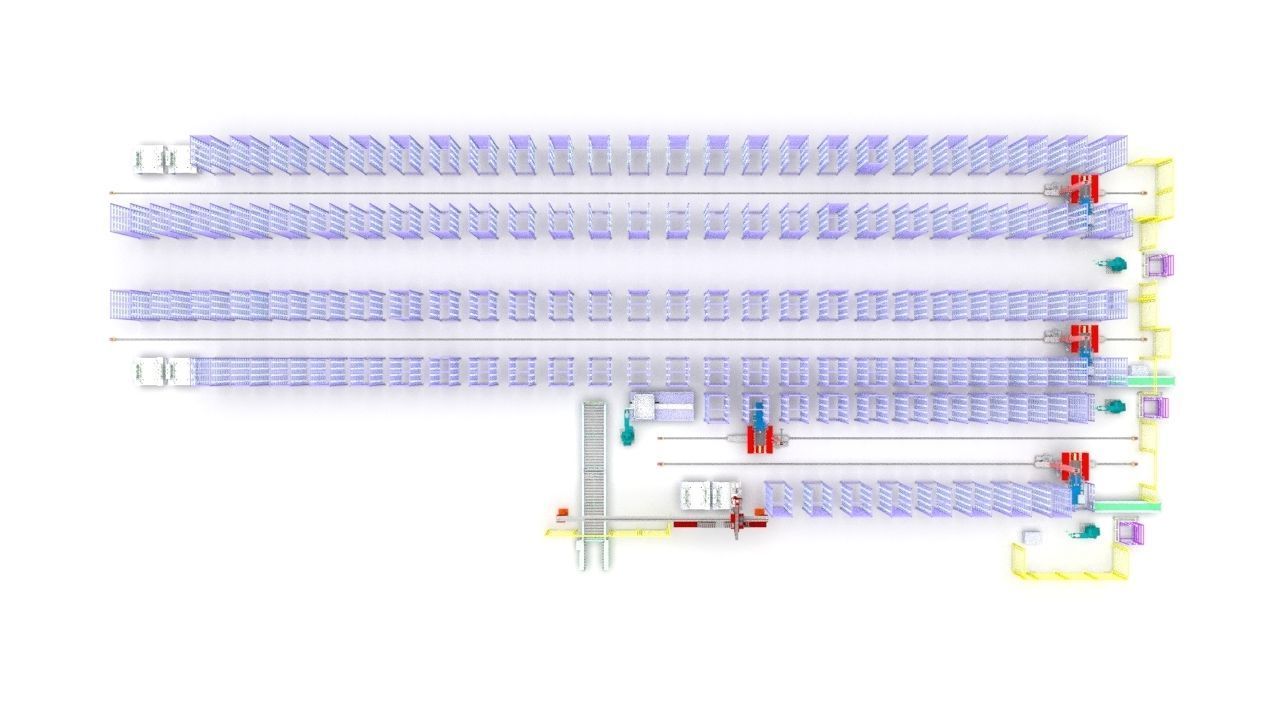 3D Model Designs for Warehouse Automation Systems 3D model | CGTrader