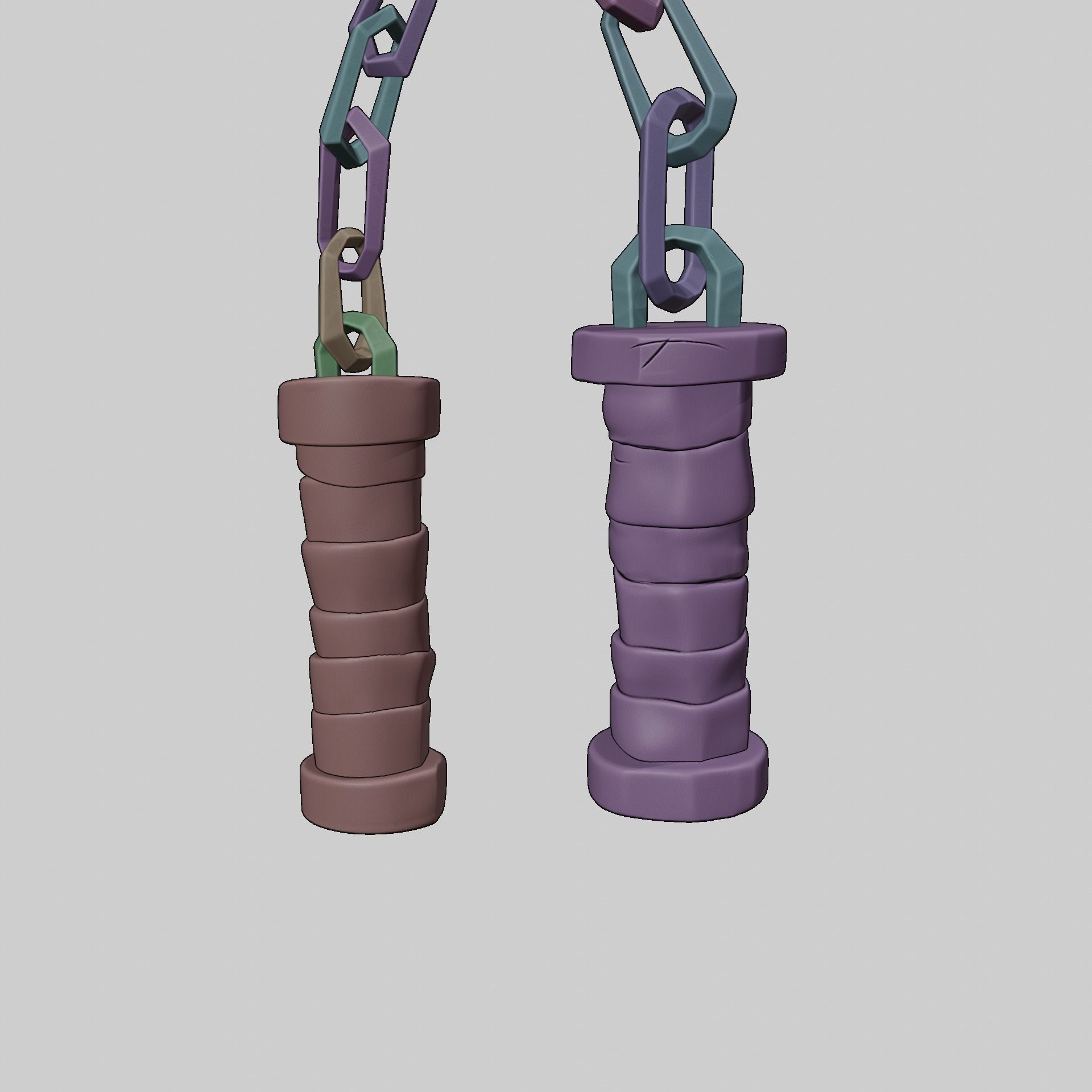 TEENAGE MUTANT NINJA TURTLES MICHELANGELO NUNCHAKU TMNT COSPLAY 3D ...