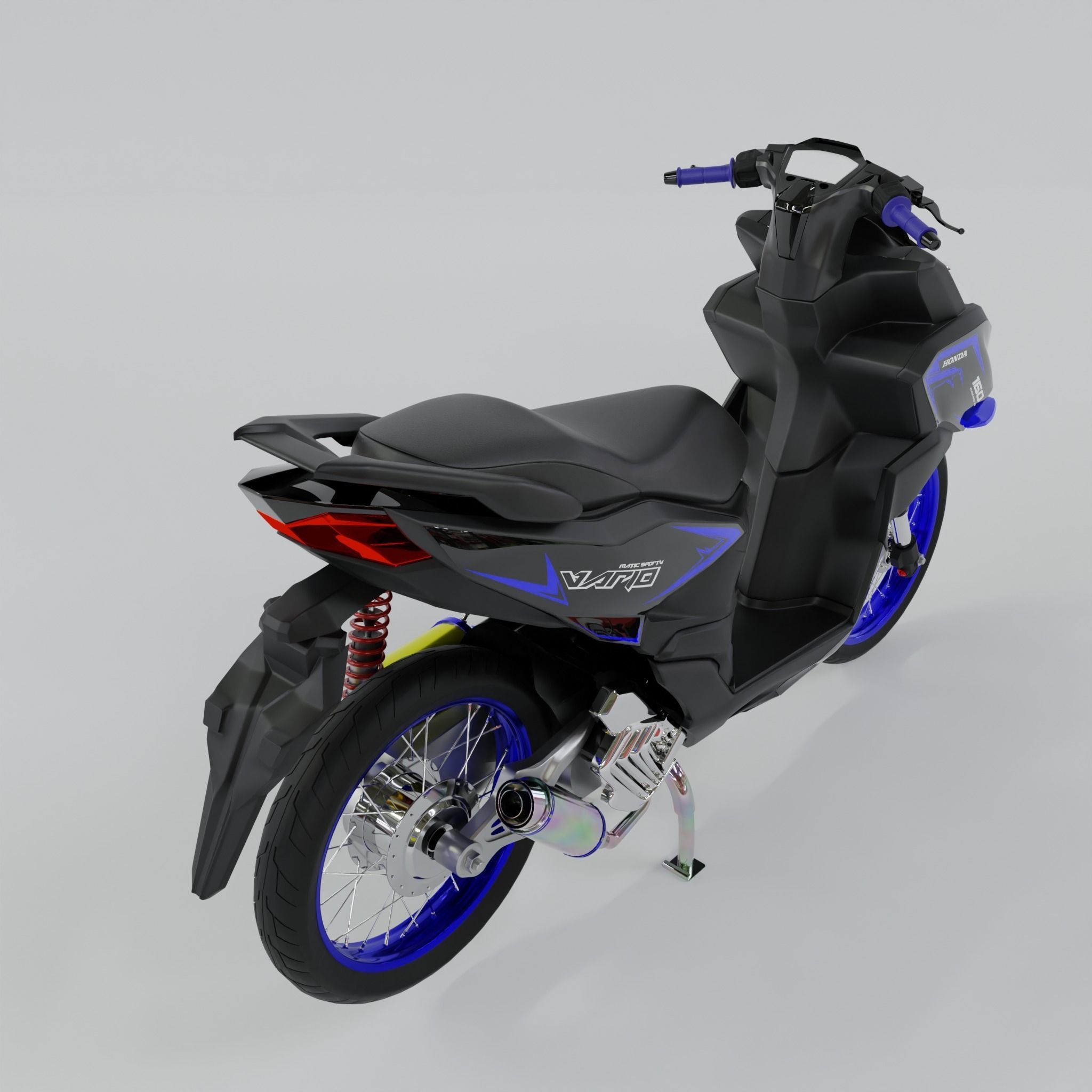 HONDA VARIO 160 2022 3D model | CGTrader