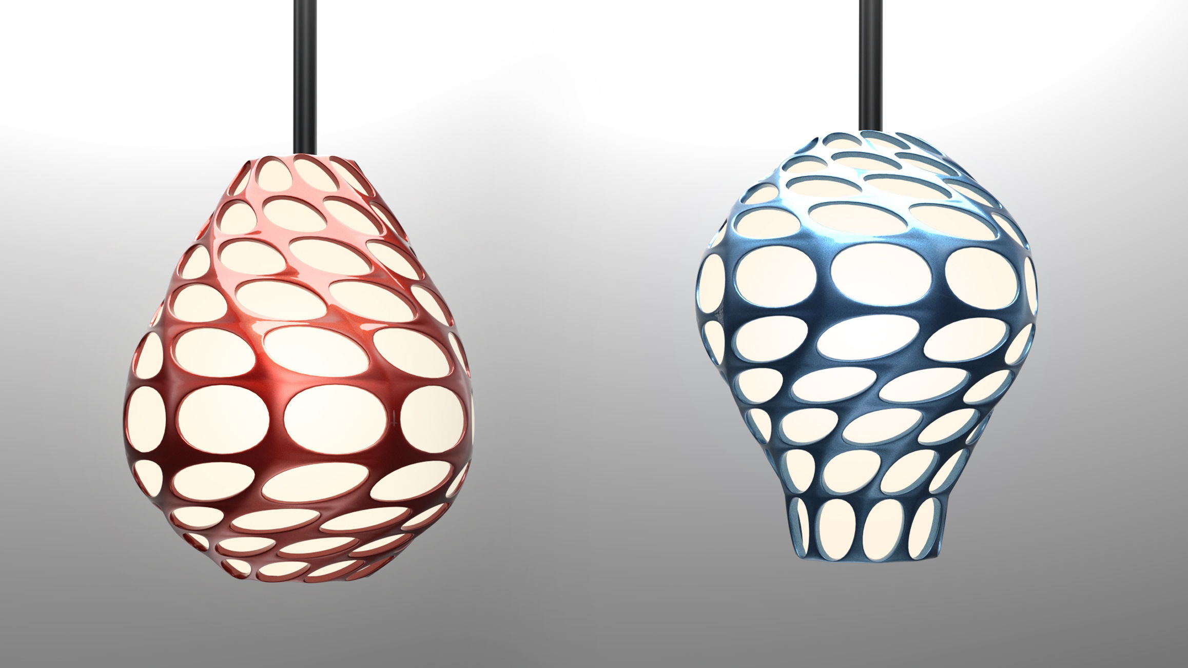 Parametric Lamp Design Grasshopper Rhino 3d Model Download 3D model ...