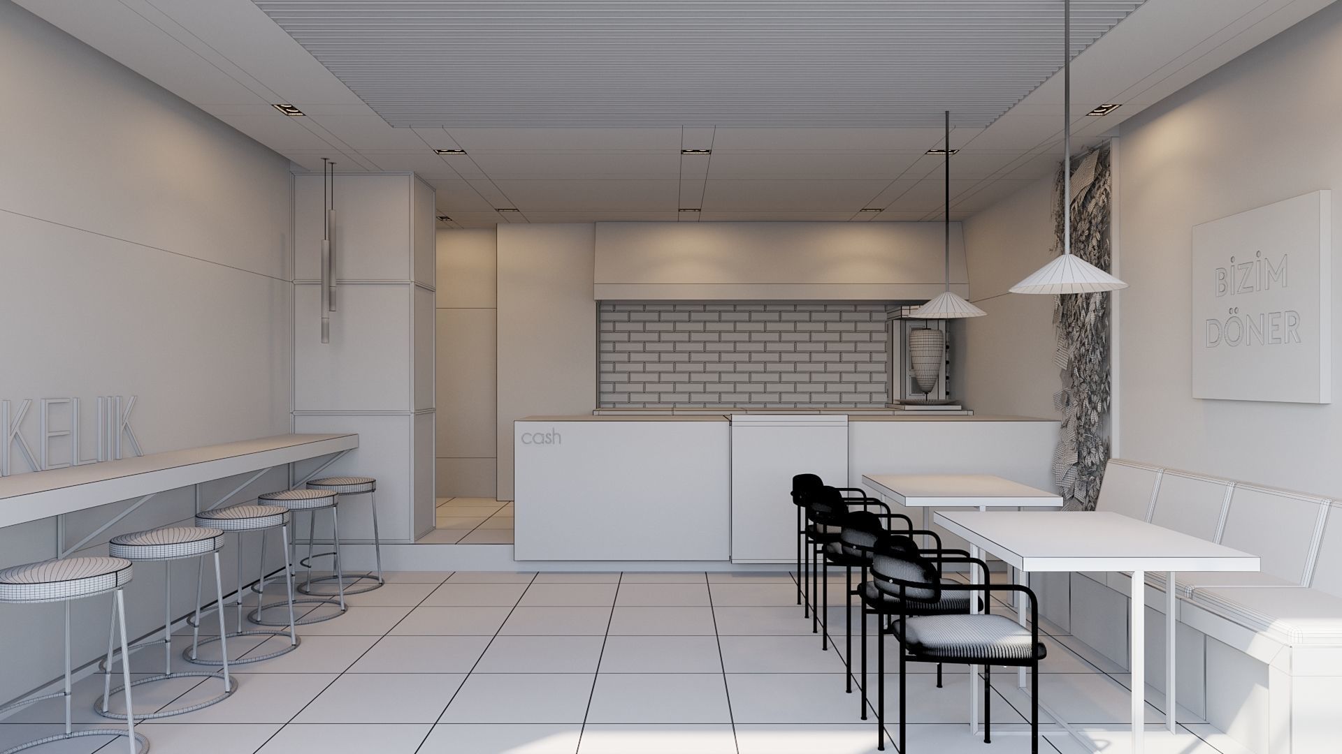 Doner Kebab Restaurant 3D model | CGTrader