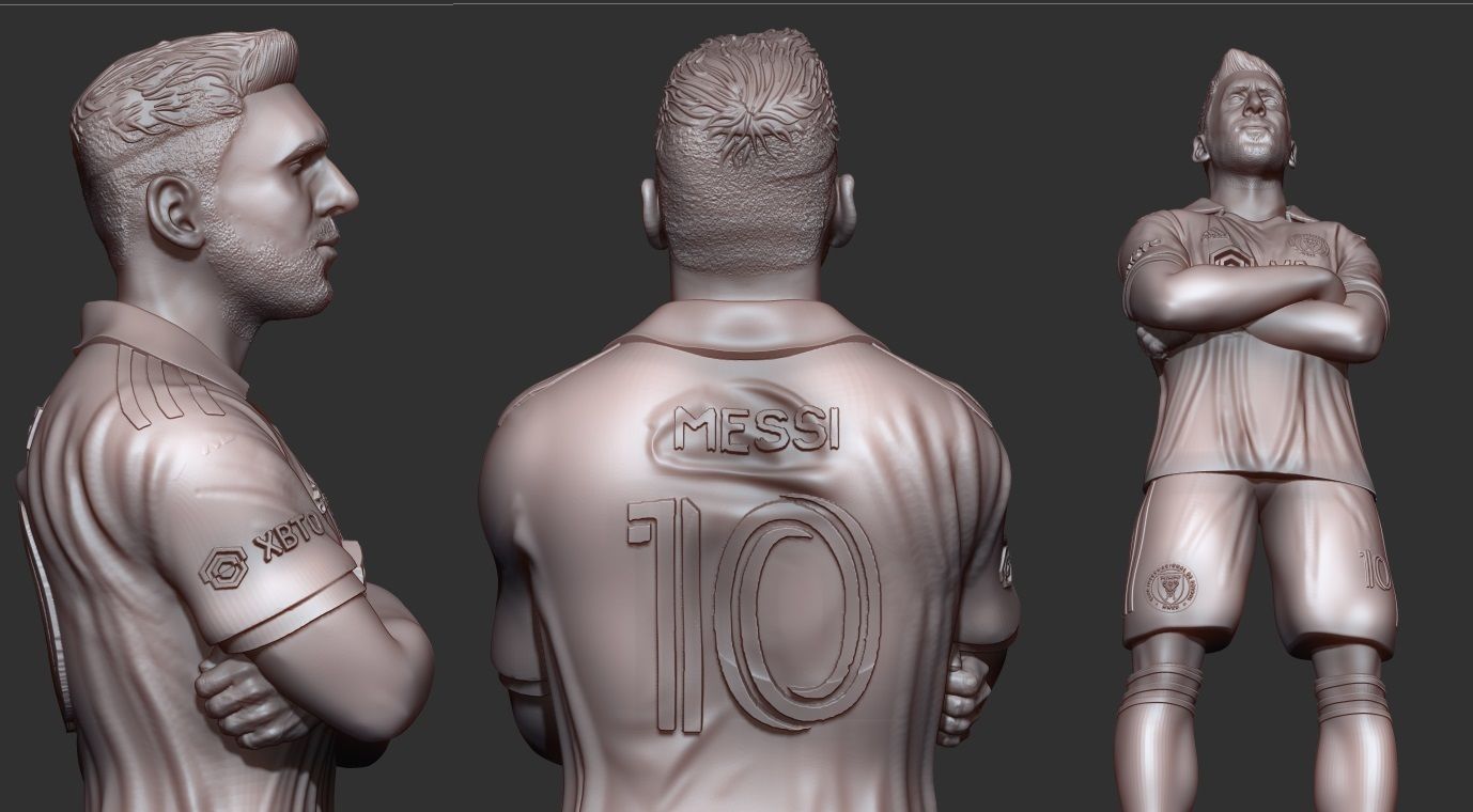 LIONEL MESSI 3D model 3D printable | CGTrader