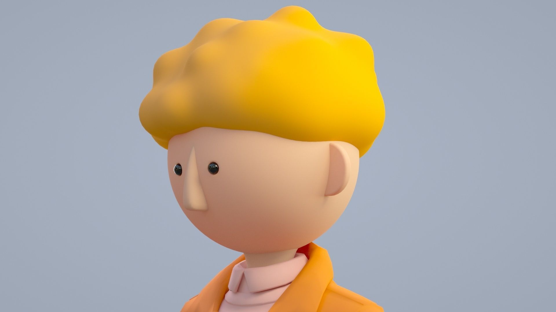 Cartoon Boy Youth Gentleman Detective IP Cartoon Character 3D model ...
