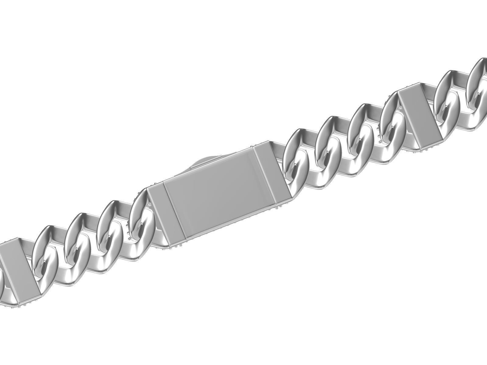 Cuban Chain 3D model 3D printable | CGTrader