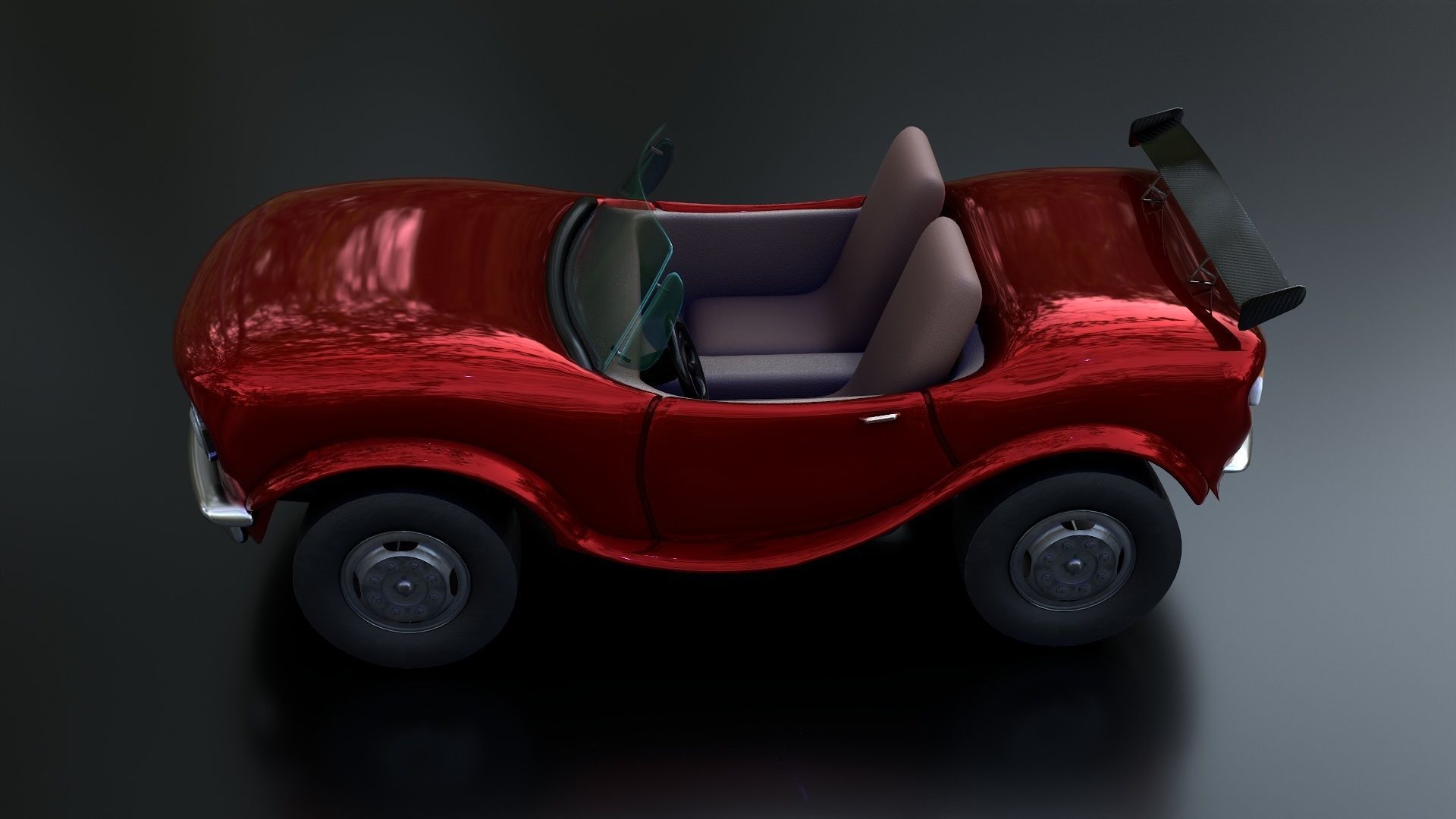 3D model Stylized Racing Car VR / AR / low-poly | CGTrader