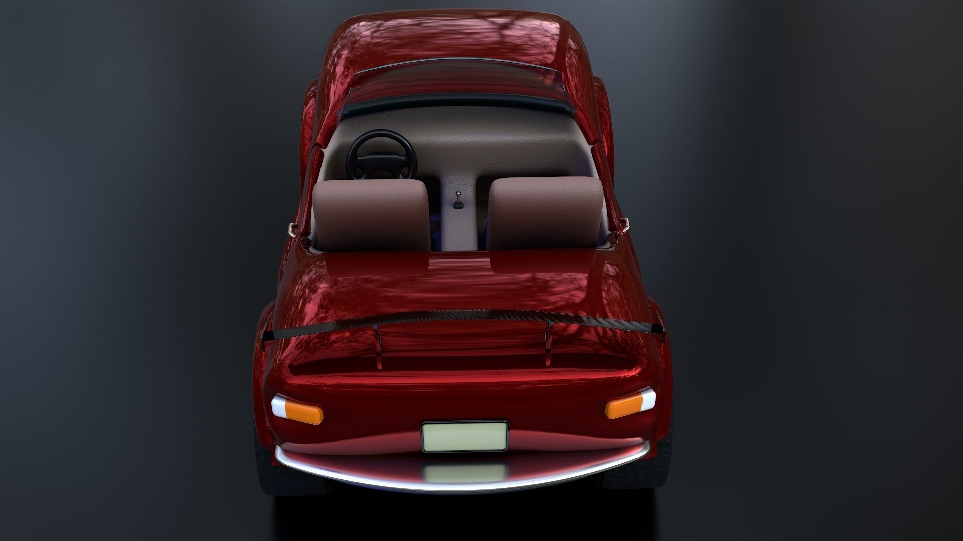 3D model Stylized Racing Car VR / AR / low-poly | CGTrader