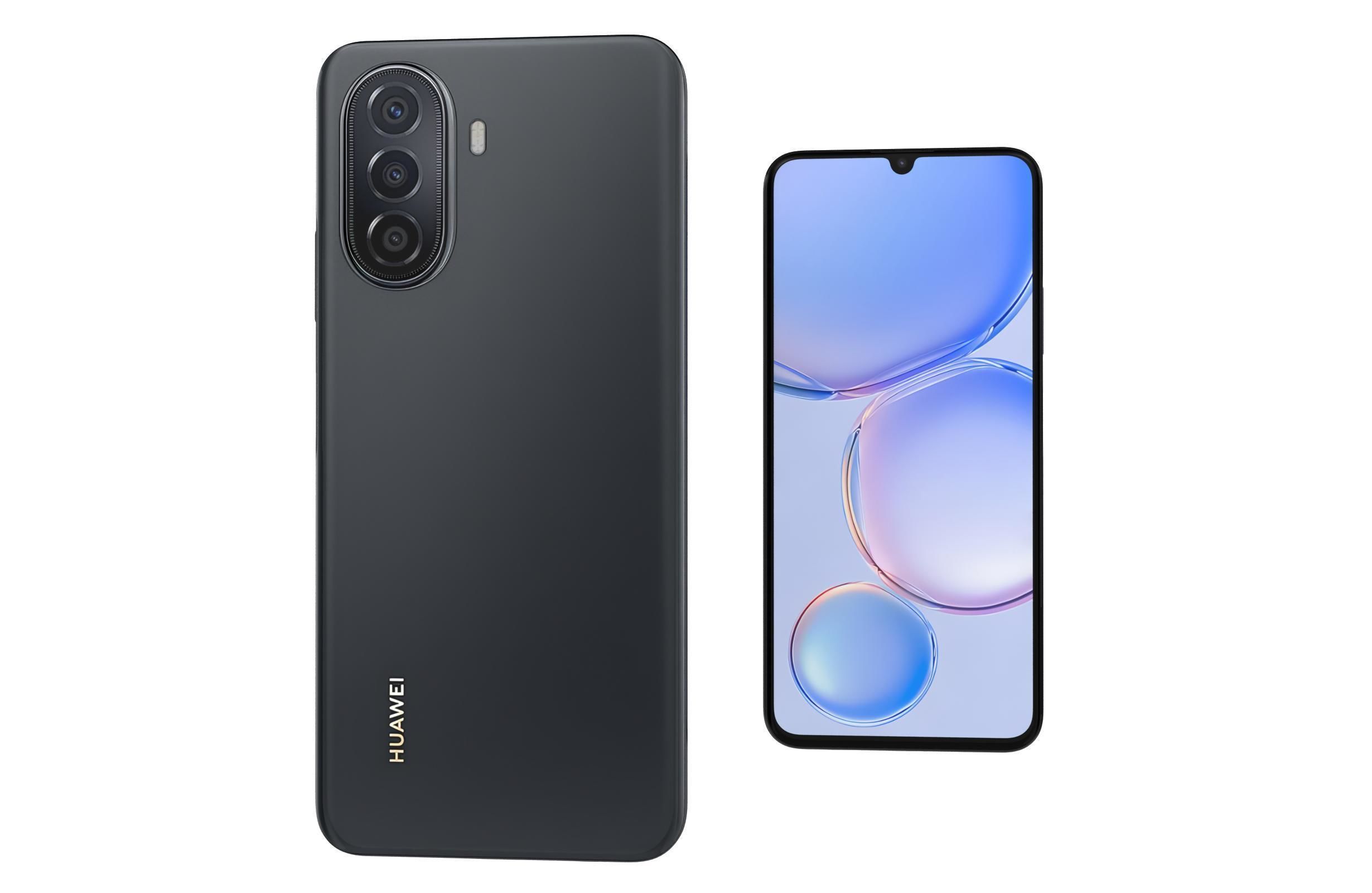 Huawei Nova Y71 Black 3D model | CGTrader