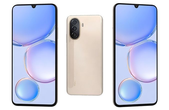Huawei Nova Y71 Gold 3D model | CGTrader