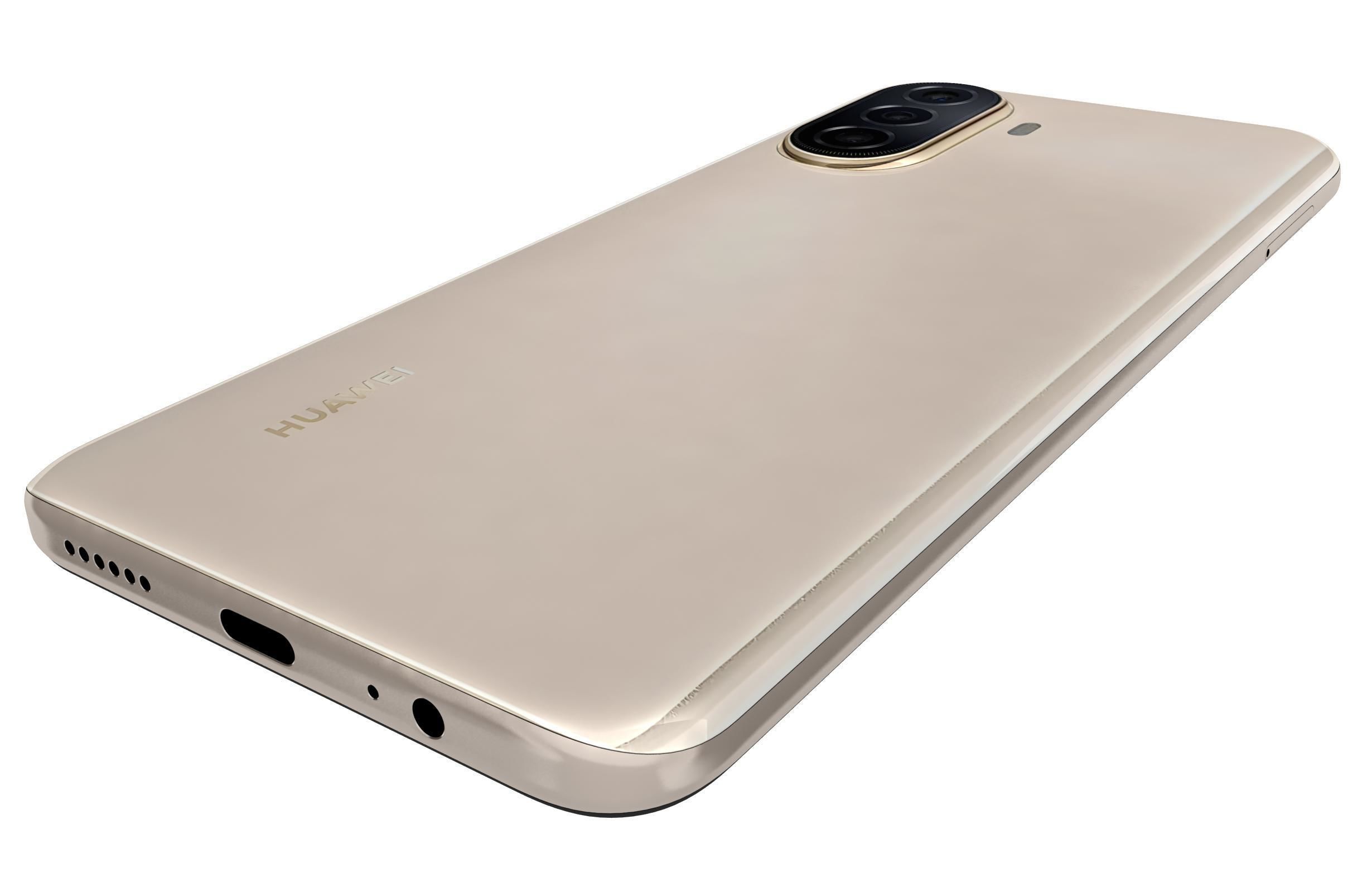 Huawei Nova Y71 Gold 3D model | CGTrader